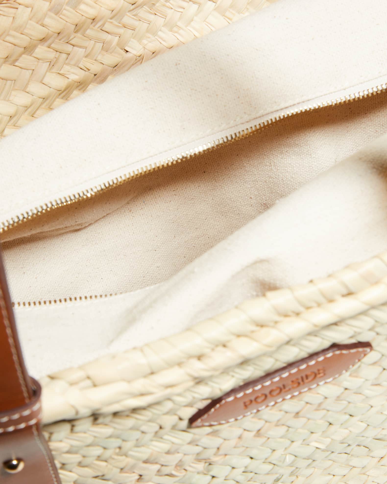 POOLSIDE The Essaouira Medium Straw Tote Bag | Neiman Marcus