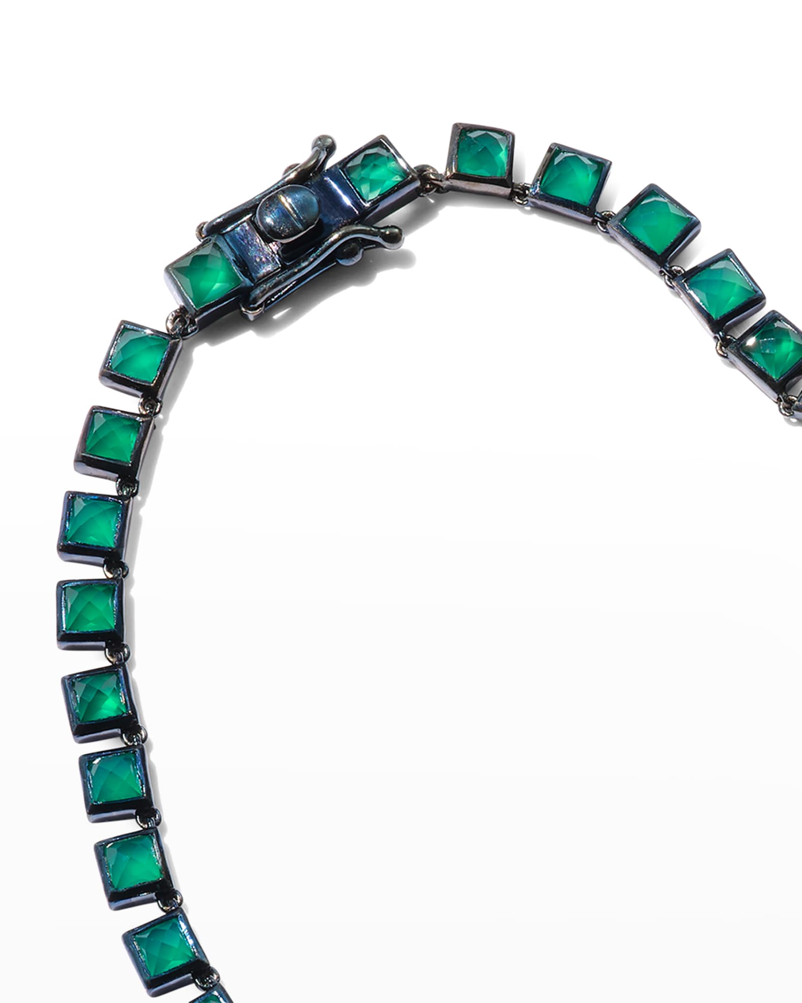 Mini Tile Riviere Necklace | Neiman Marcus