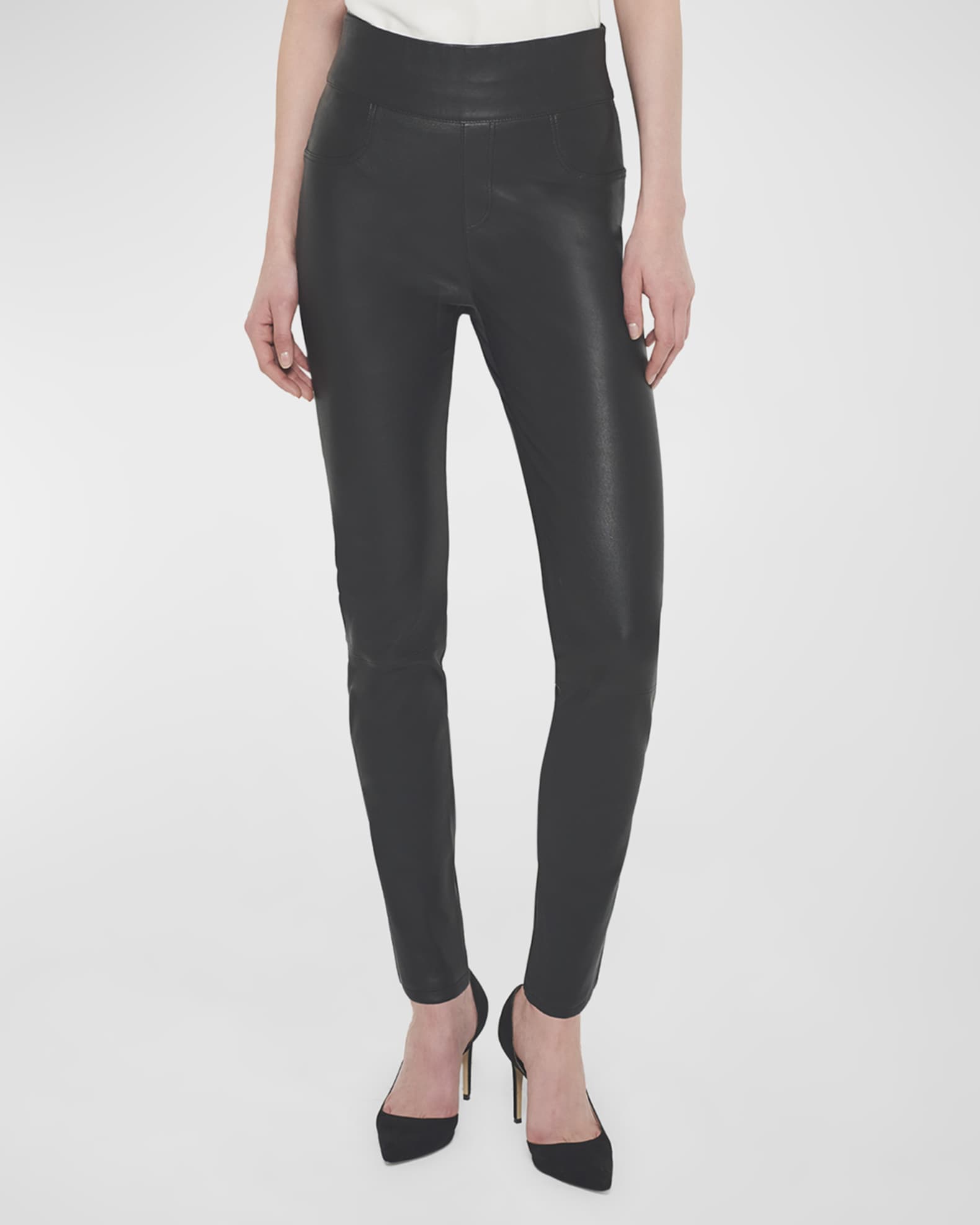 AS by DF Gigi Leather Leggings | Neiman Marcus