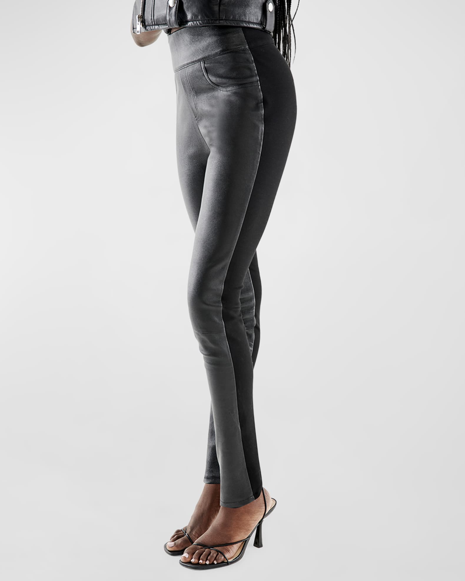 AS by DF Gigi Leather Leggings | Neiman Marcus