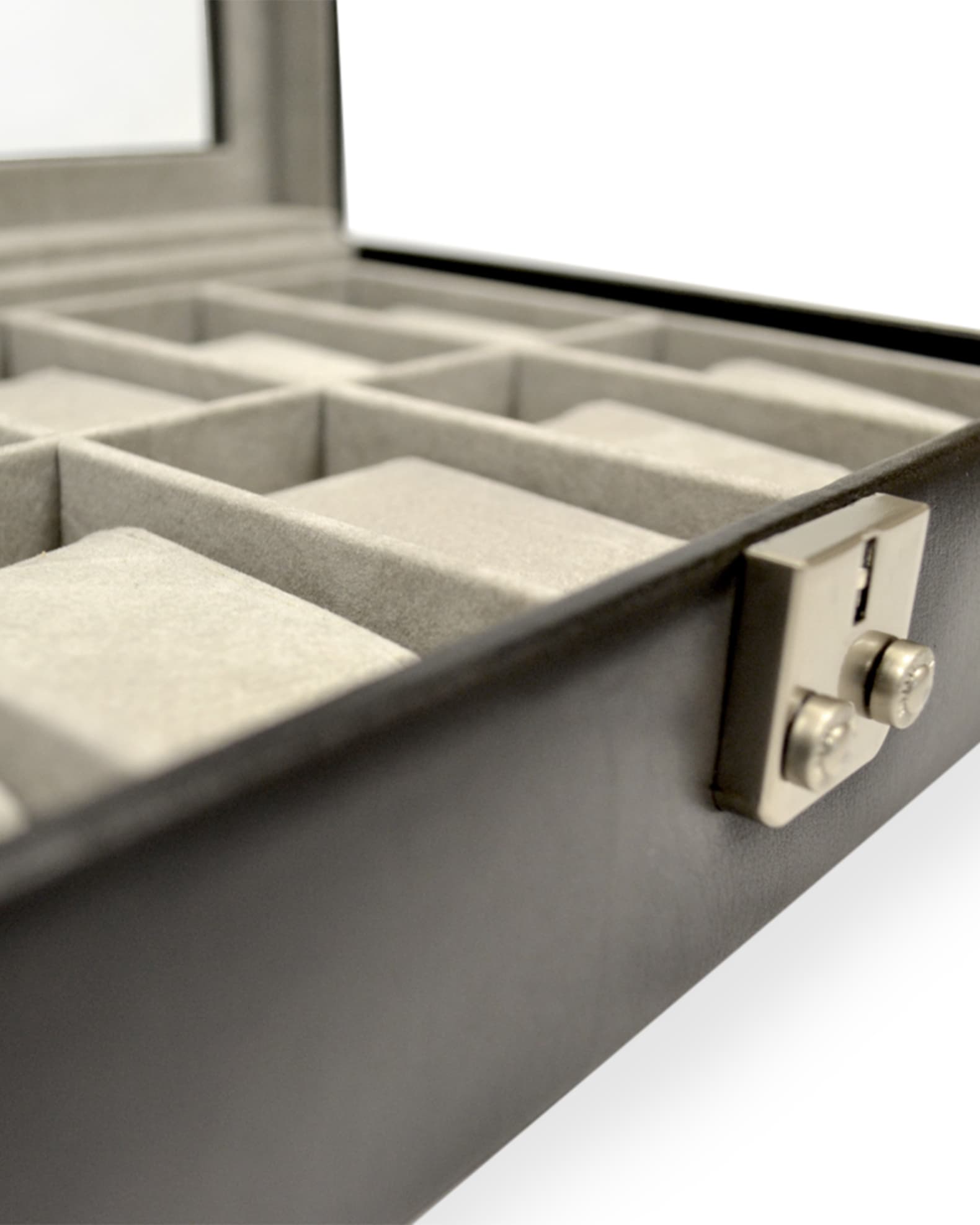 ROYCE New York Personalized Leather 10-Watch Display Case | Neiman Marcus