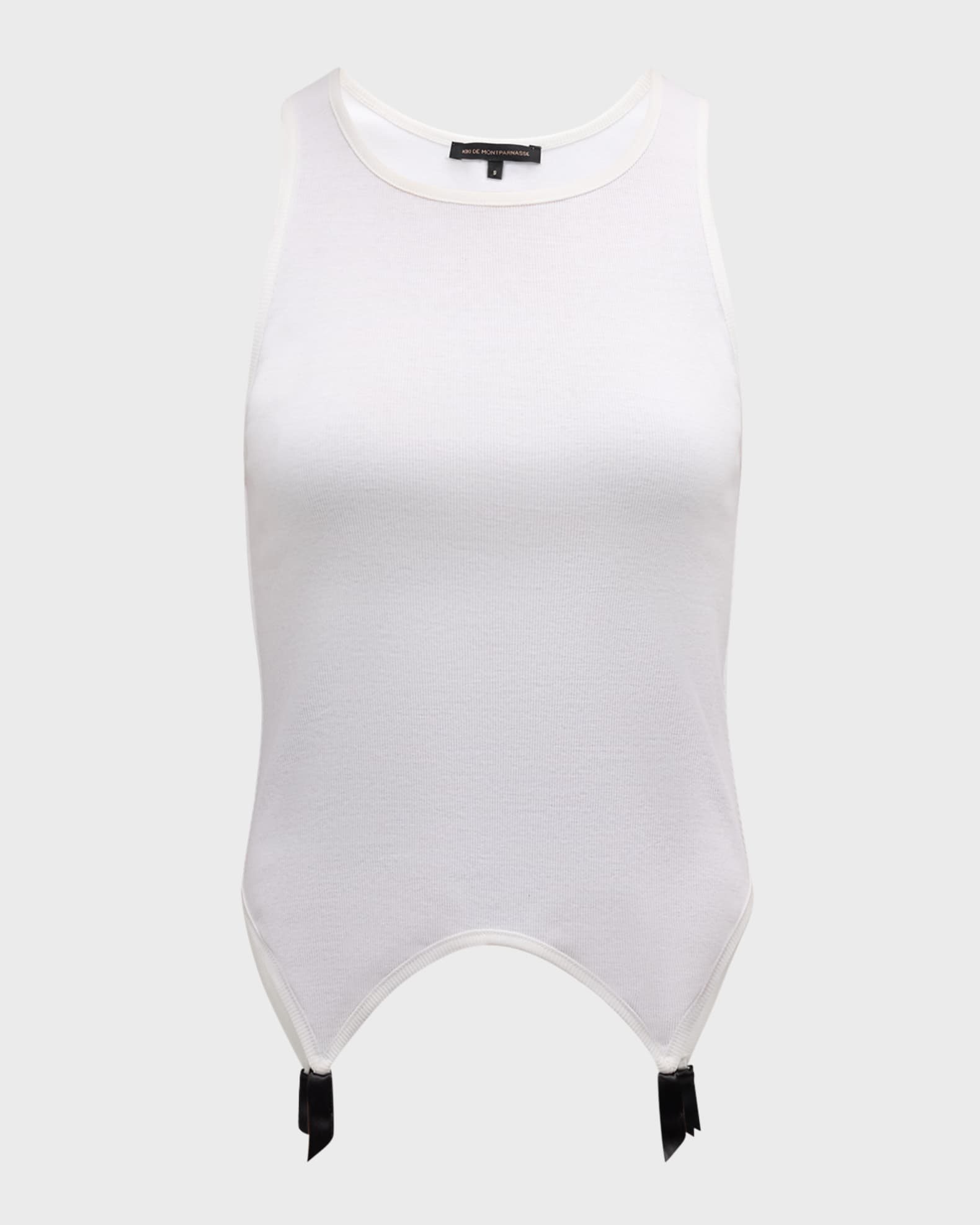 Kiki De Montparnasse Ribbed Garter Tank | Neiman Marcus