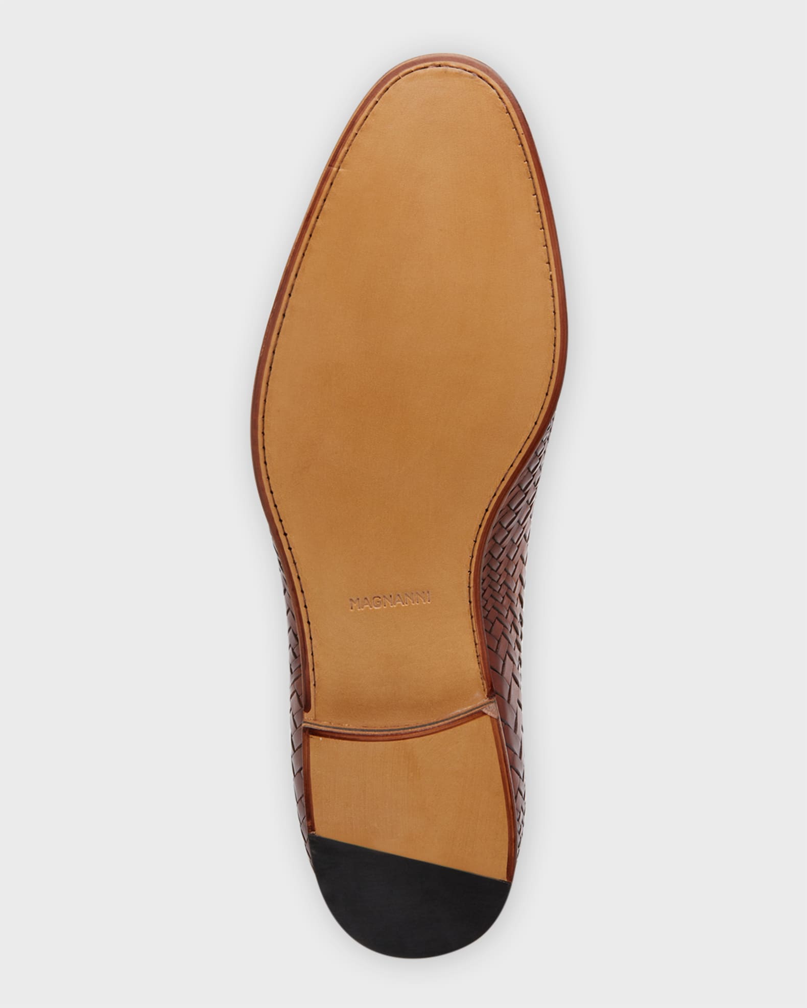 Magnanni Men's Herrera Woven Burnish Loafers | Neiman Marcus
