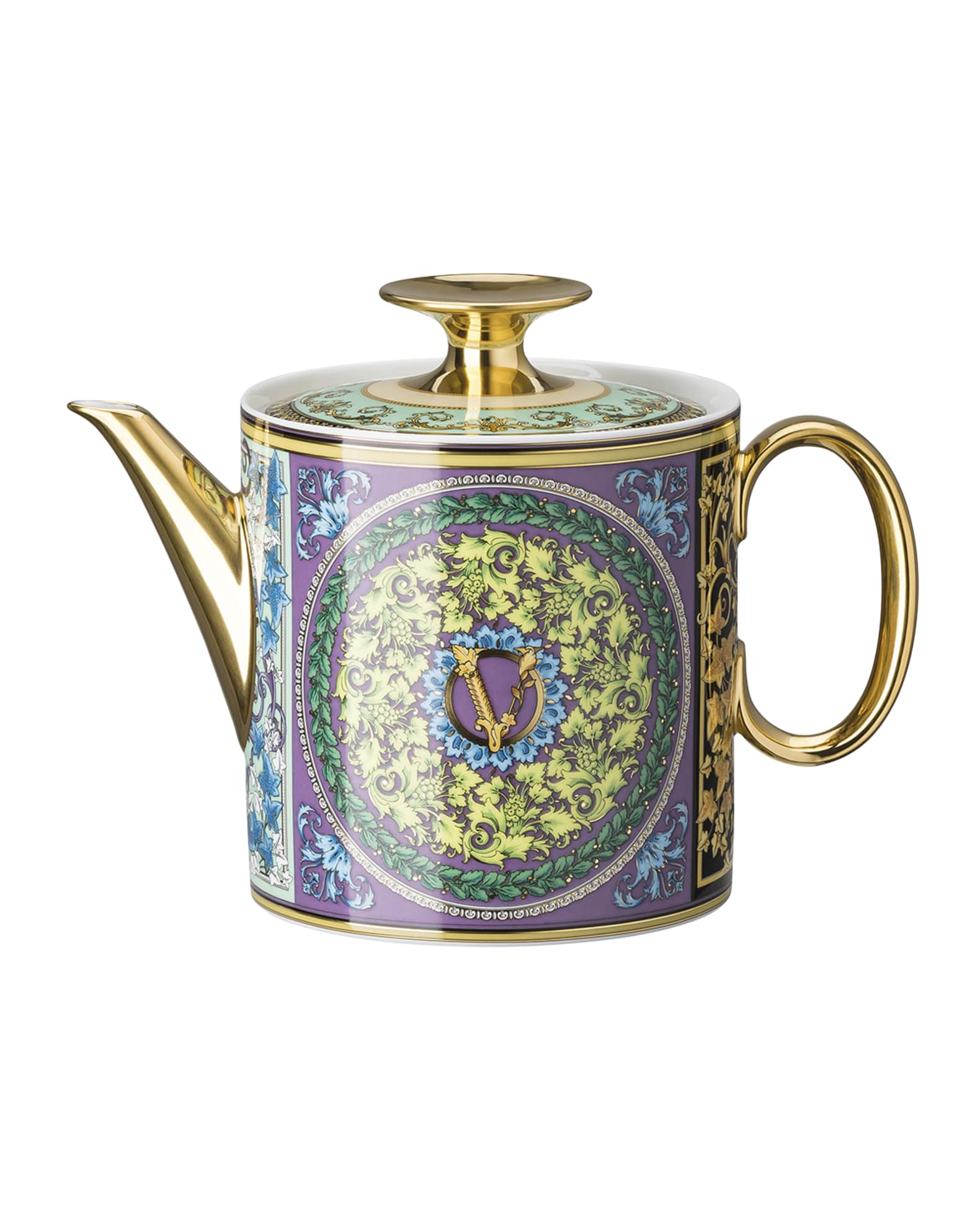 Versace Barocco Mosaic Tea Pot | Neiman Marcus