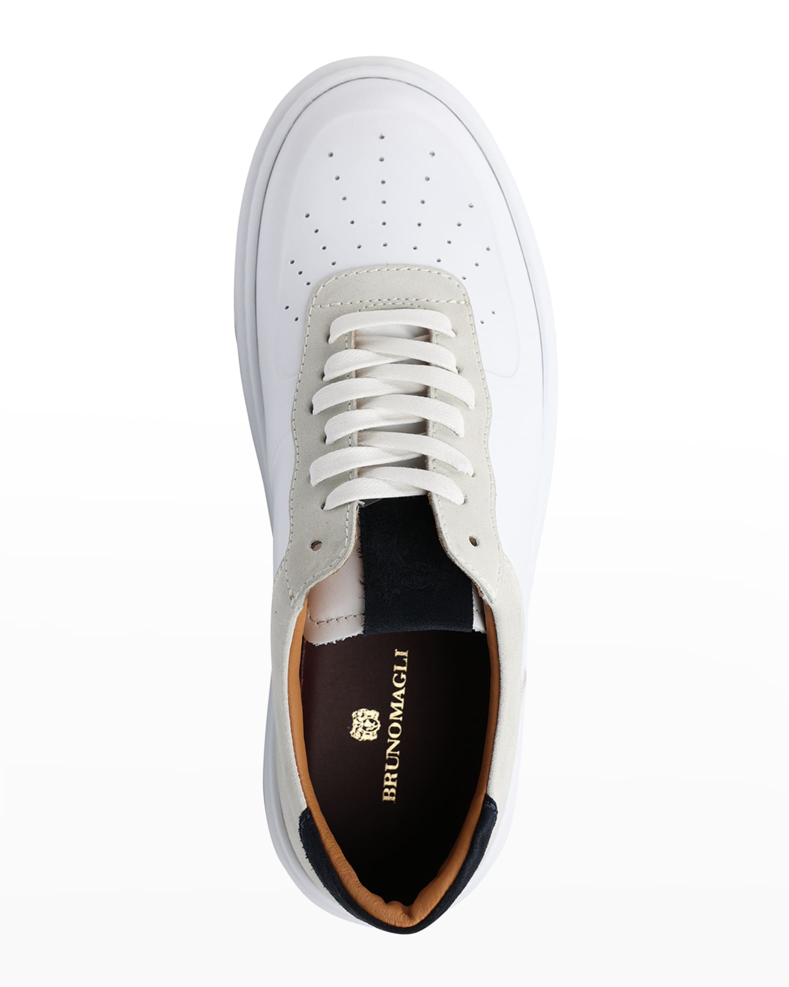 Bruno Magli Men's Falcone Italian Leather Low-Top Sneakers | Neiman Marcus
