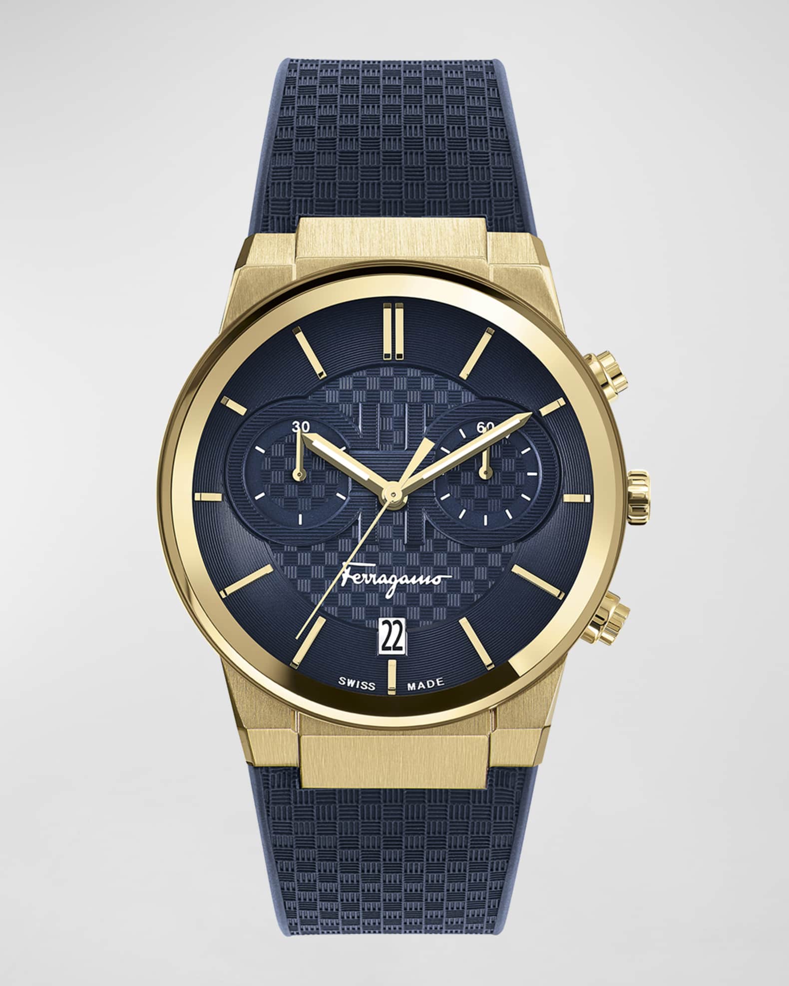 Ferragamo Men's 41mm Sapphire Chrono Watch | Neiman Marcus