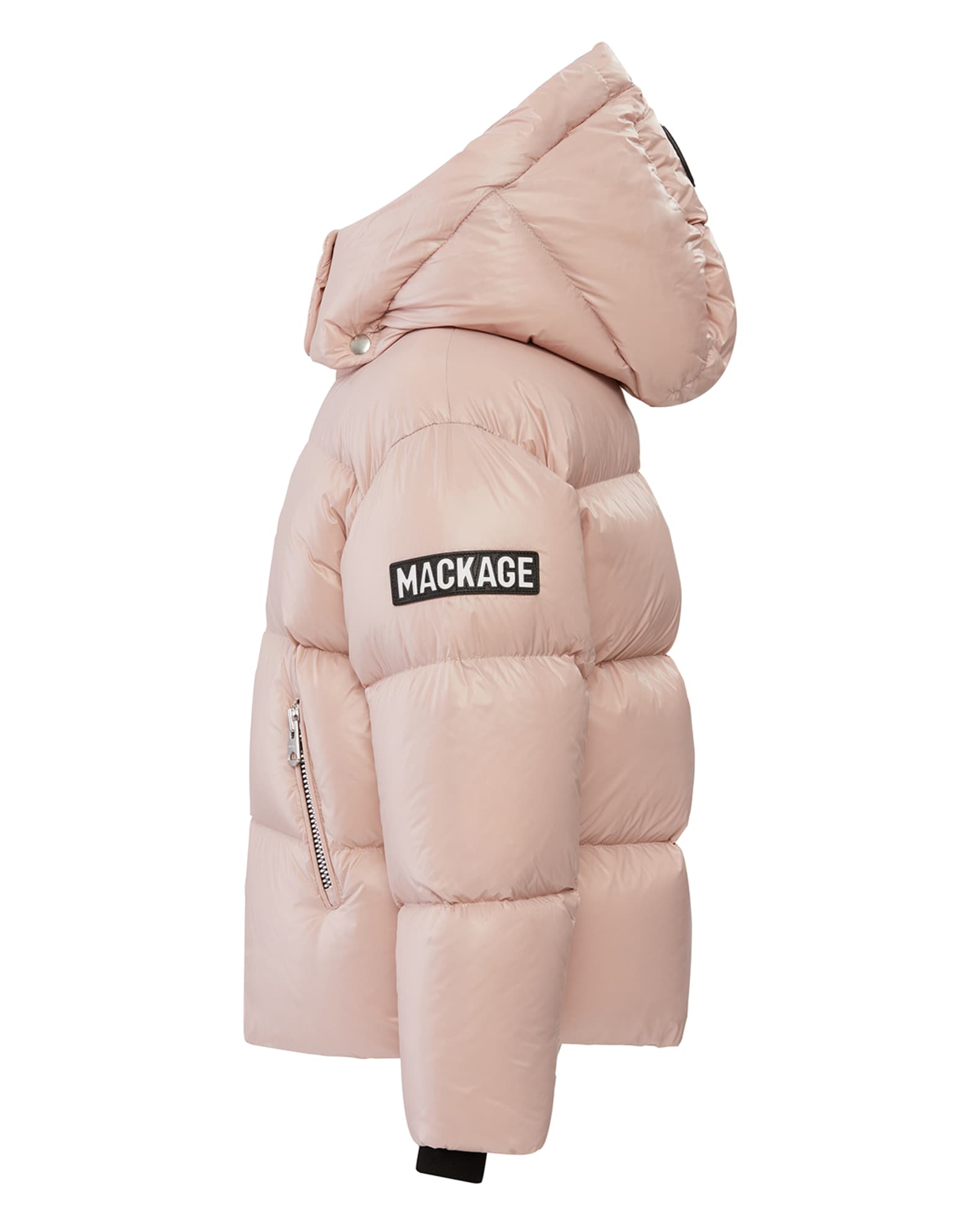 Mackage Kid's Jesse Logo Quilted Jacket, Size 2-6 | Neiman Marcus