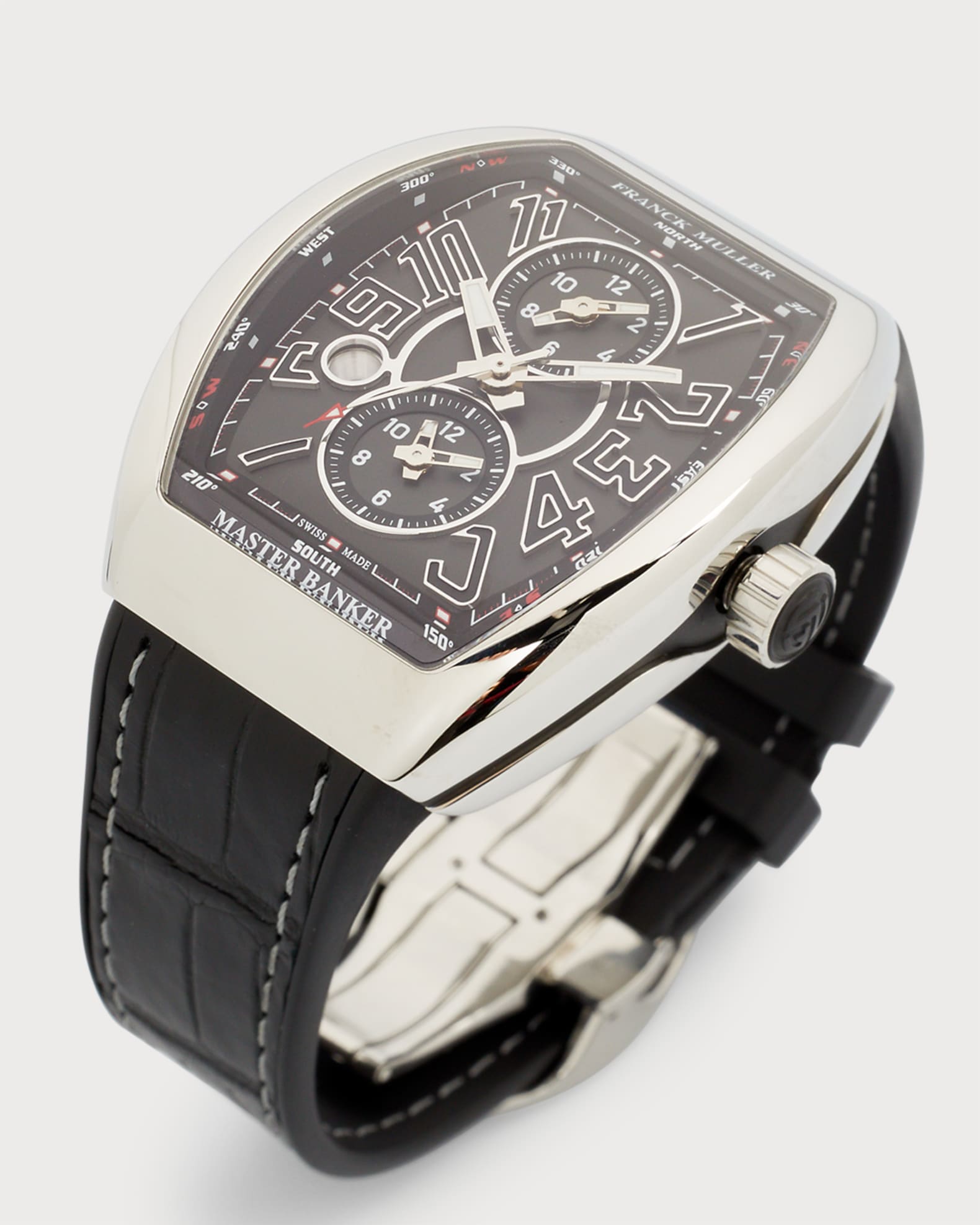 Franck Muller Men's Stainless Steel Master Banker Vanguard Watch ...