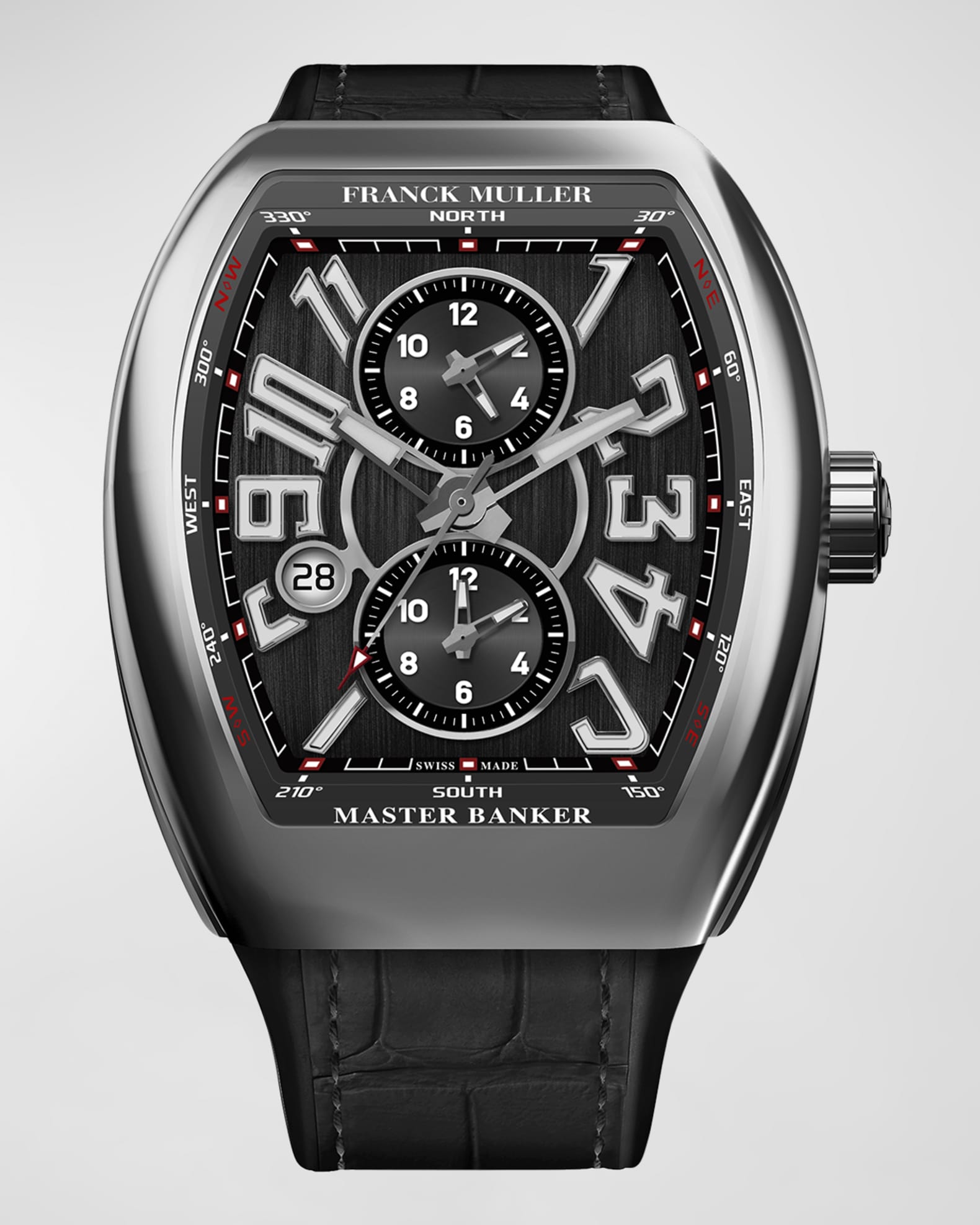 Franck Muller Men's Stainless Steel Master Banker Vanguard Watch ...