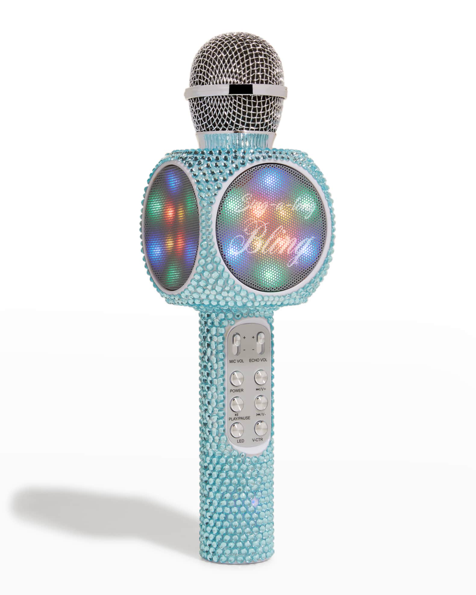 Wireless Express Sing-a-Long Karaoke Bluetooth Microphone, Blue ...