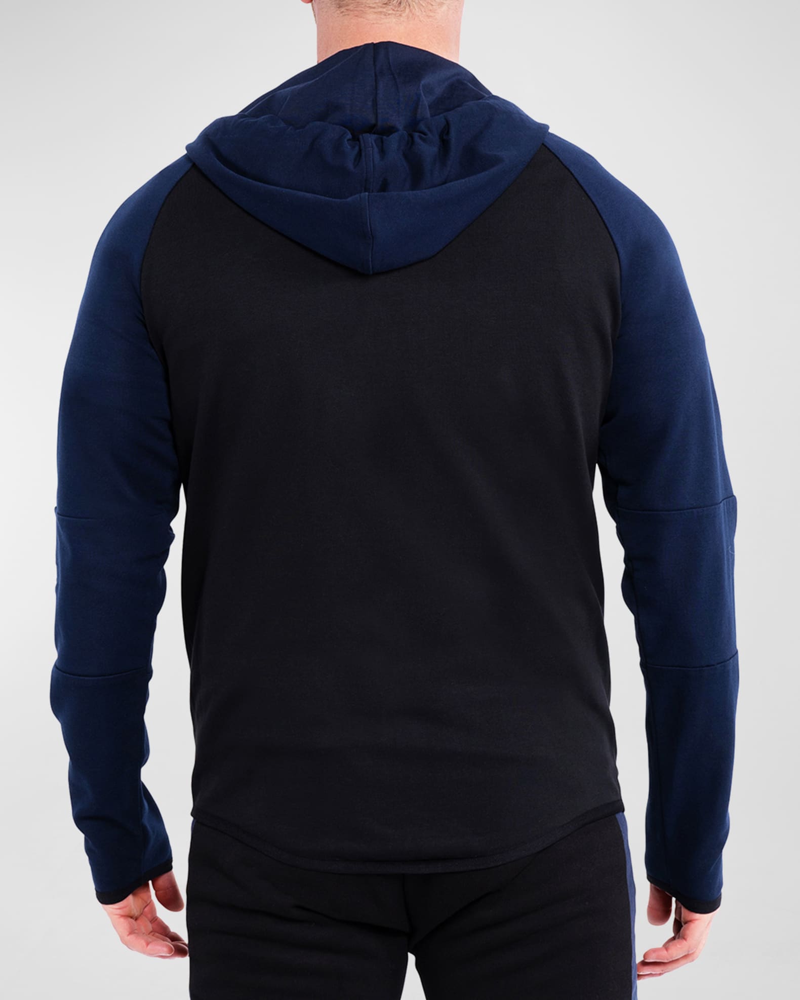 Maceoo Men's Luxe Colorblock Zip Hoodie | Neiman Marcus