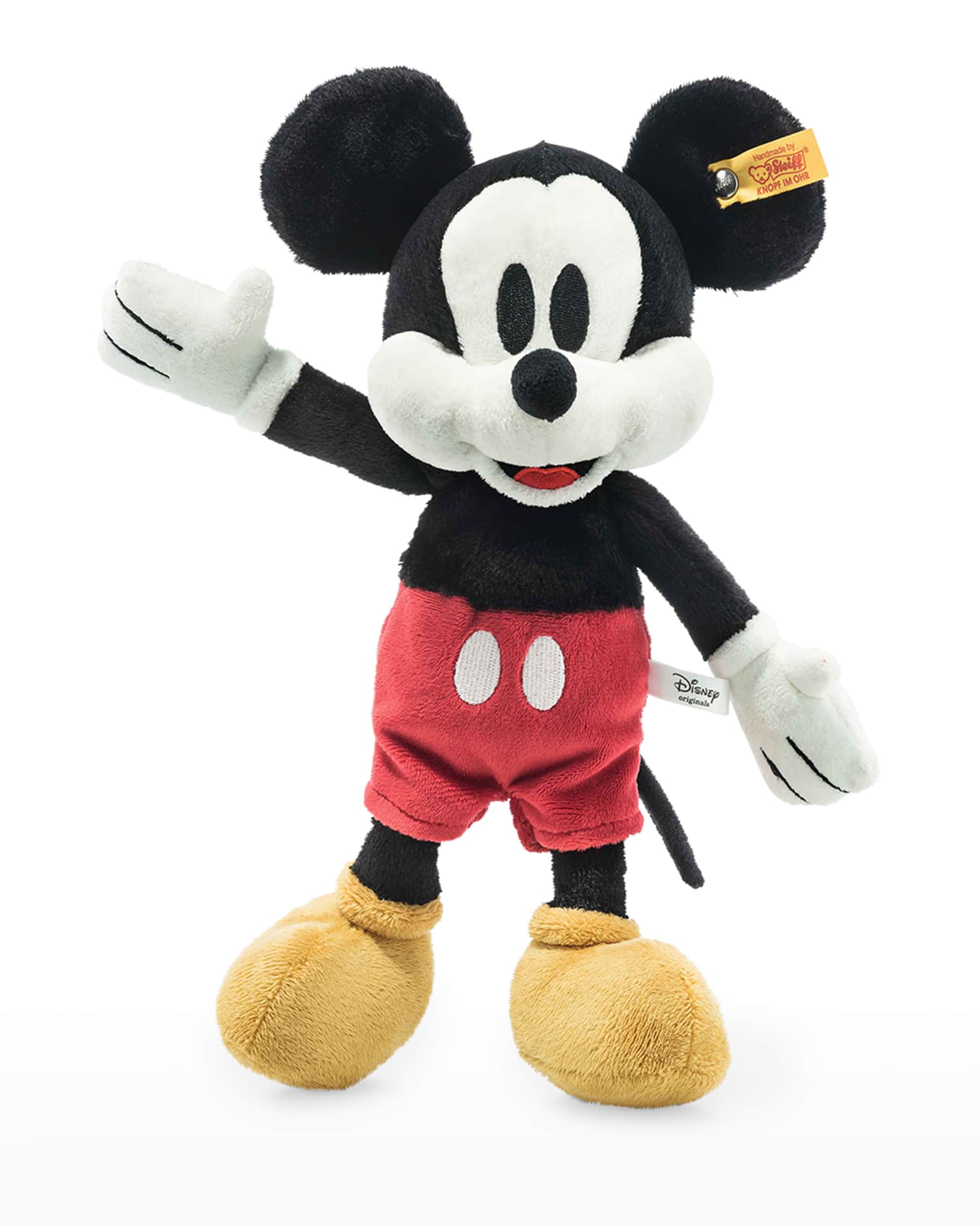 Steiff Kid's Soft Cuddly Friend Mickey Plush Toy, 12" | Neiman Marcus