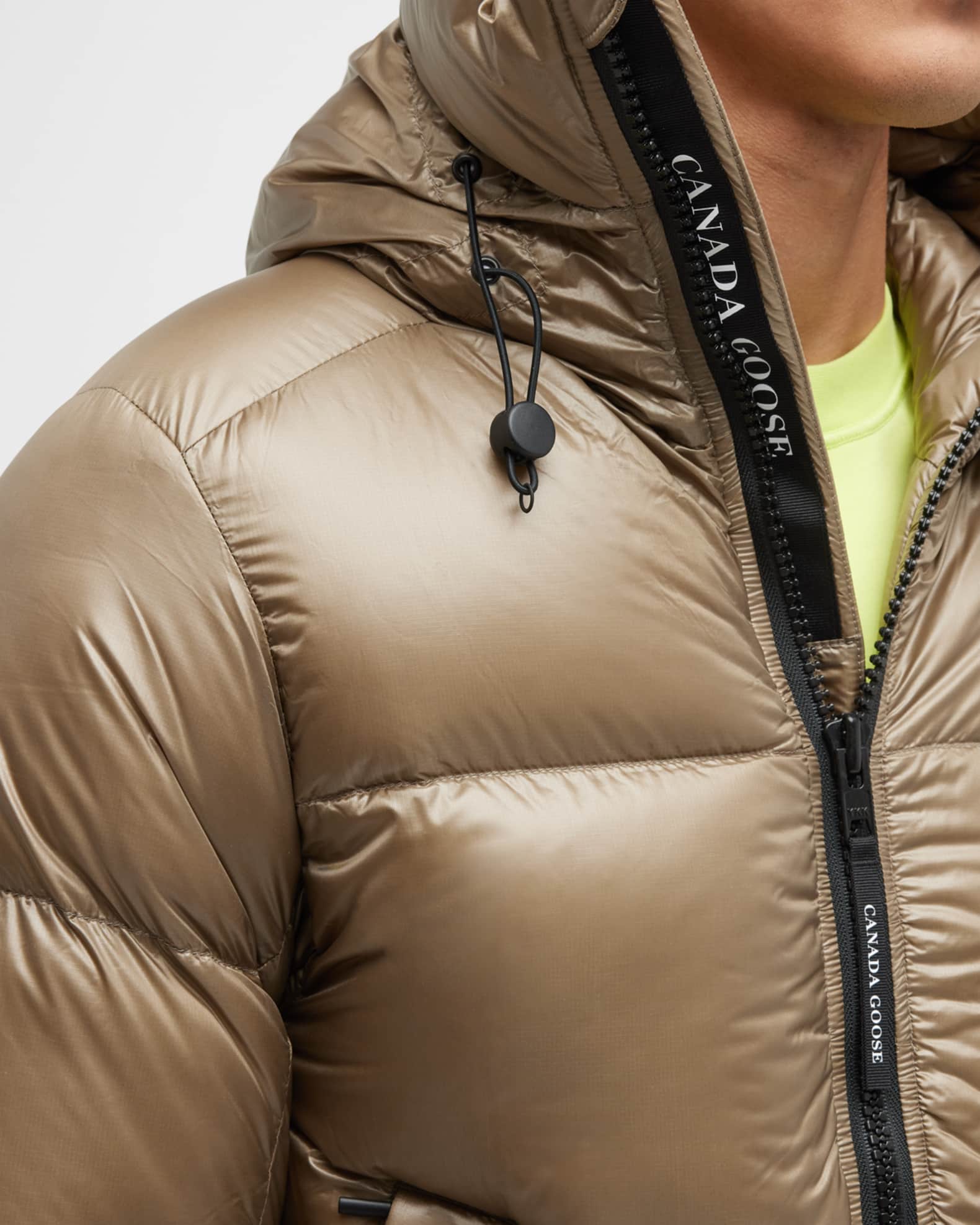 Canada Goose Men's Crofton Black Disc Puffer Jacket | Neiman Marcus