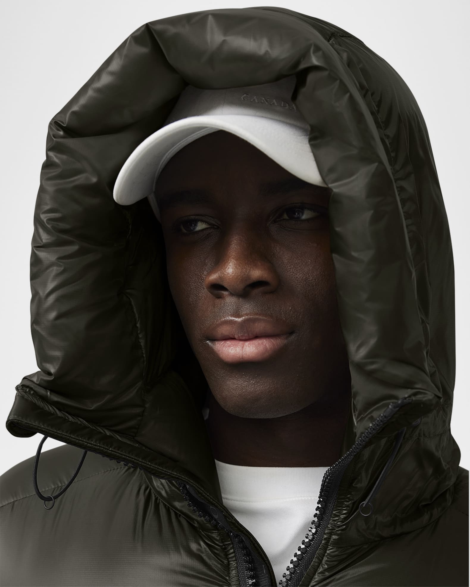 Canada Goose Men's Crofton Black Disc Puffer Jacket | Neiman Marcus