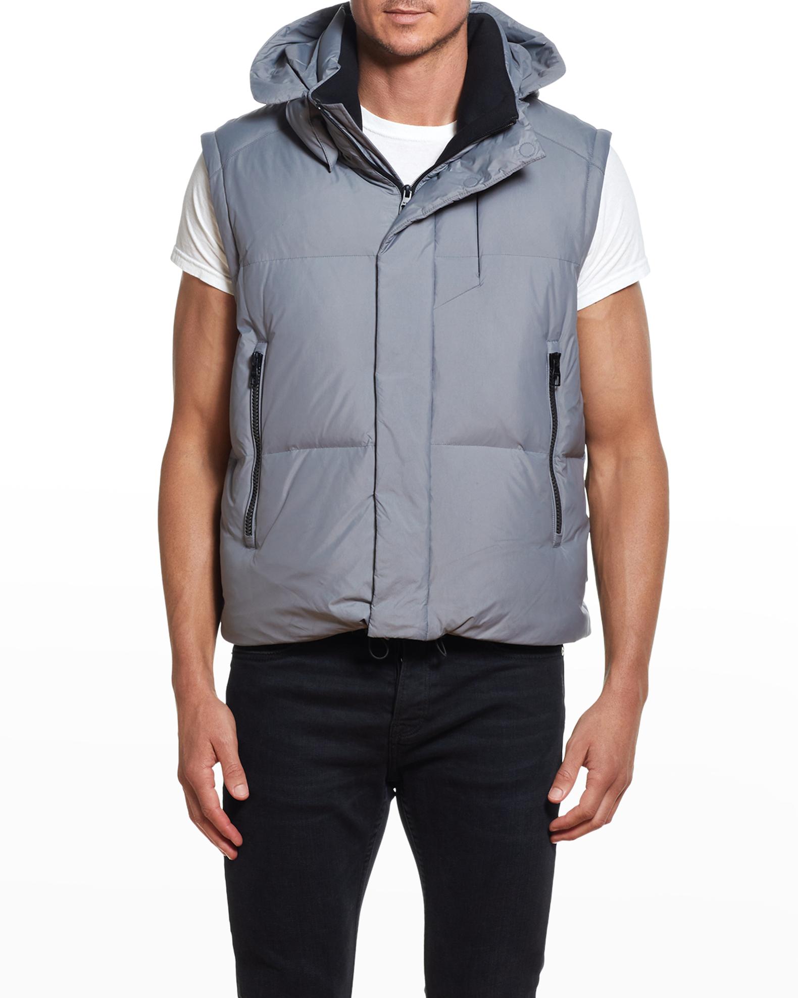 TUMI Men's System Puffer Jacket/Vest | Neiman Marcus