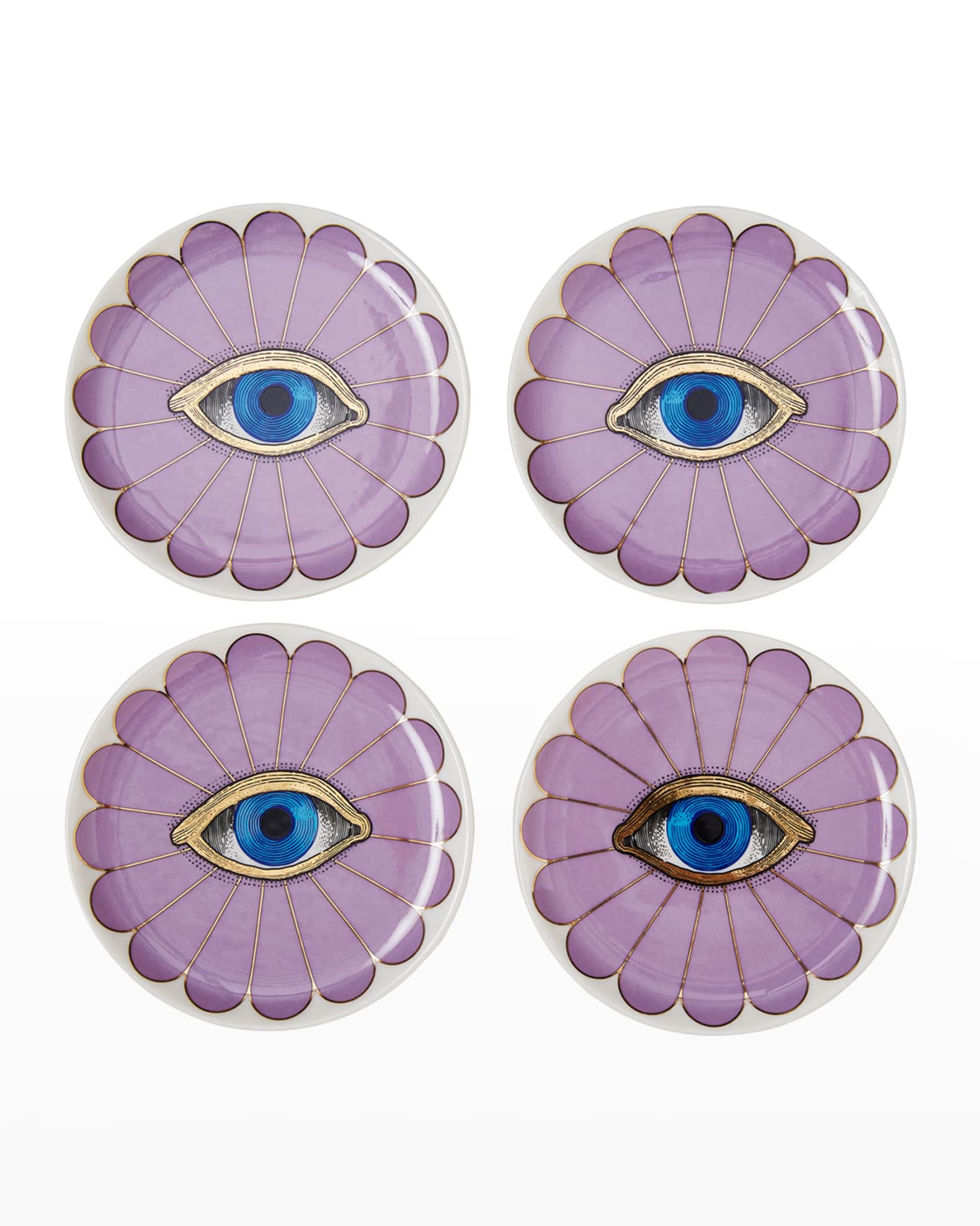 Jonathan Adler Fleur Coasters Purple | Neiman Marcus