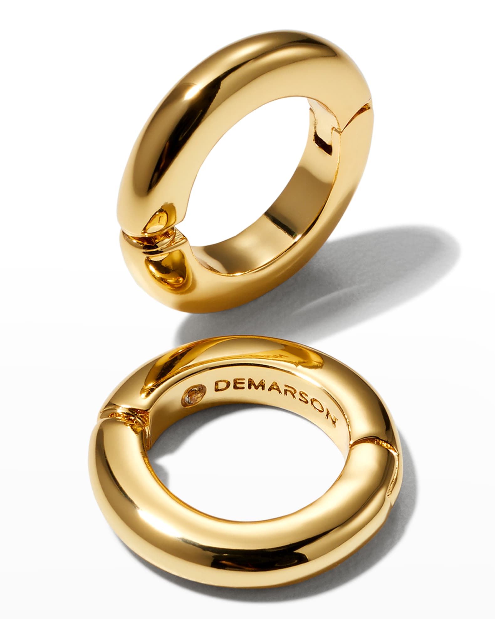 DEMARSON Lili Ear Cuffs in Shiny Gold | Neiman Marcus