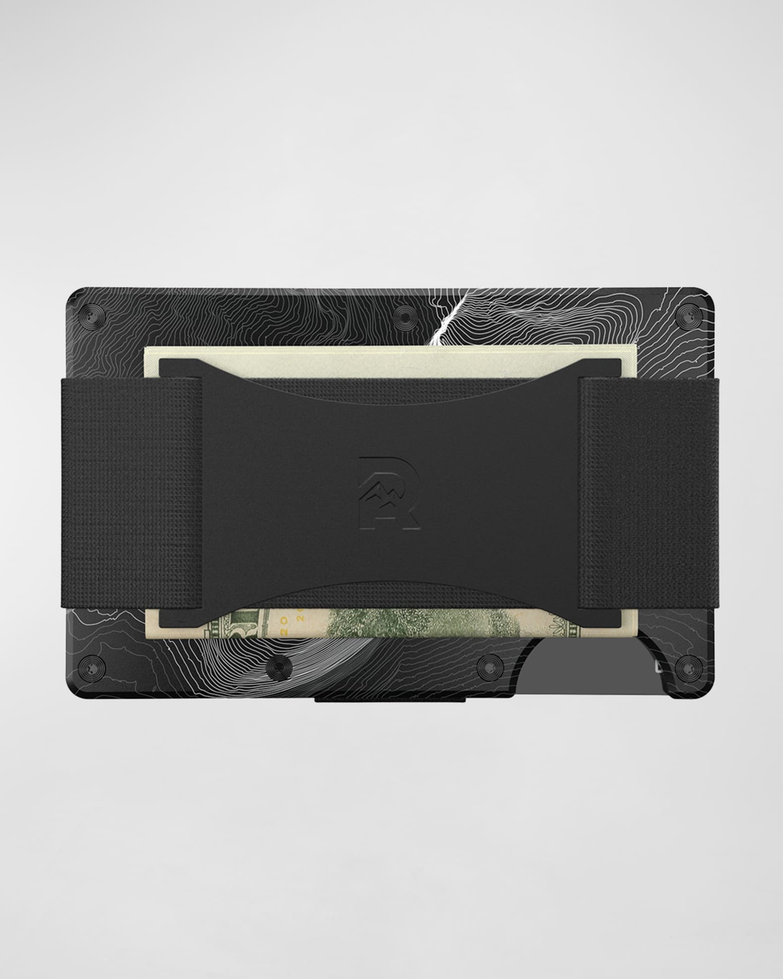The Ridge Men's RFID Money Clip Metal Wallet, Black 1 | Neiman Marcus
