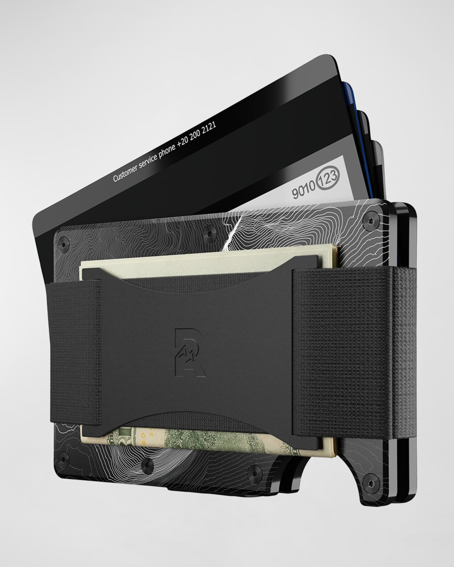 The Ridge Men's RFID Money Clip Metal Wallet, Black 1 | Neiman Marcus