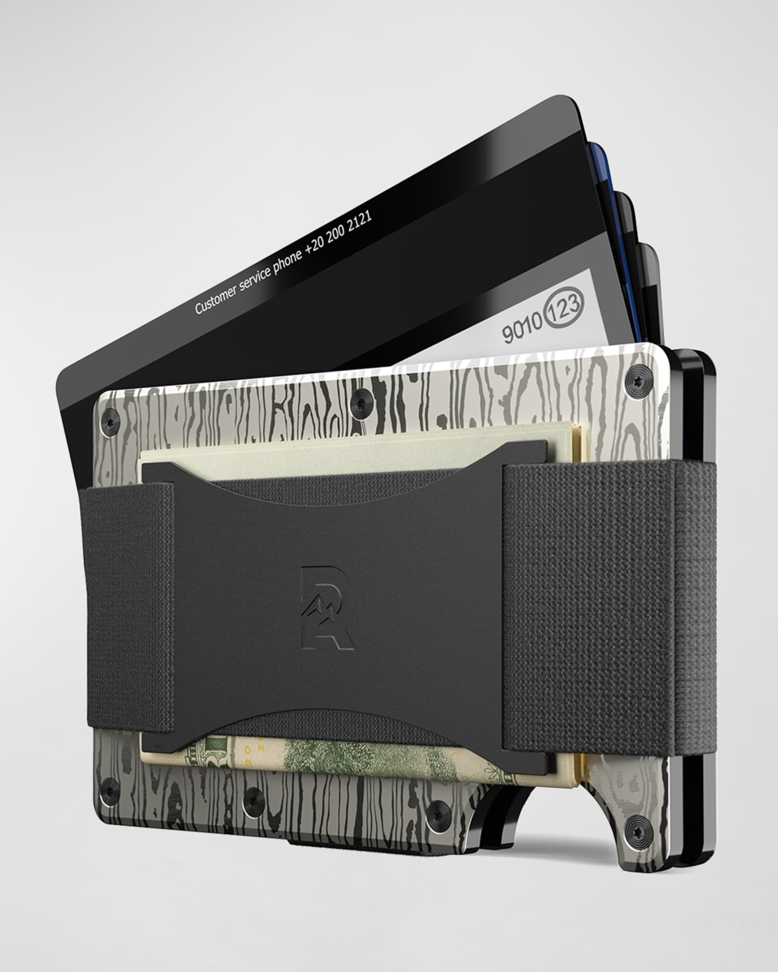 The Ridge Men's RFID Money Clip Metal Wallet, Gray | Neiman Marcus