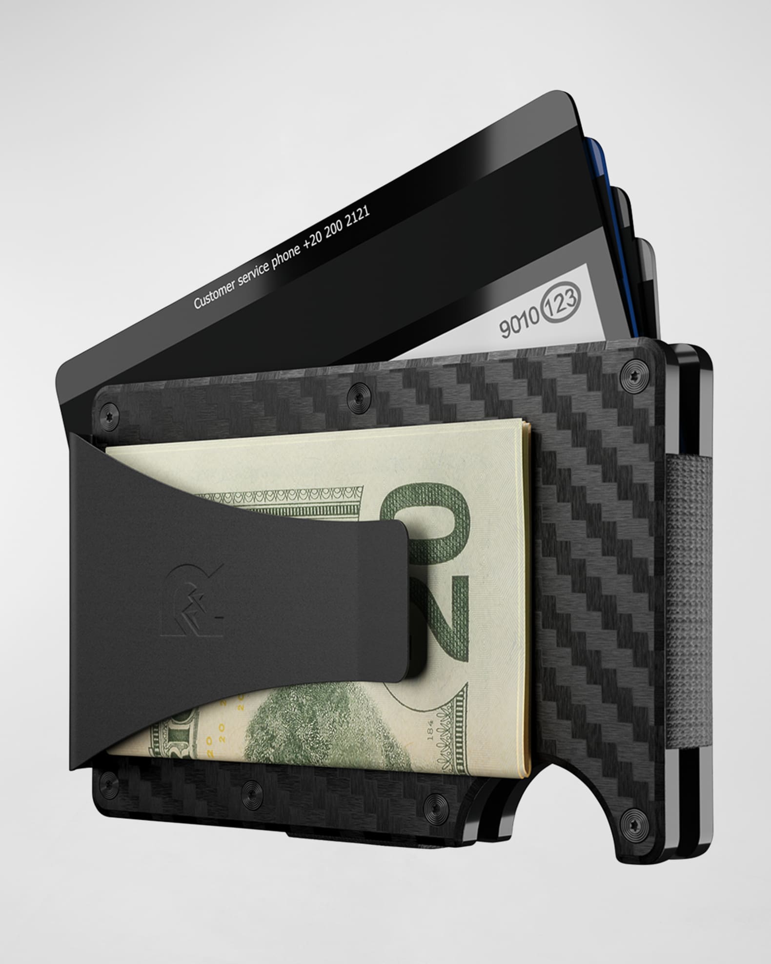 The Ridge Men's RFID Money Clip Metal Wallet, Gray | Neiman Marcus