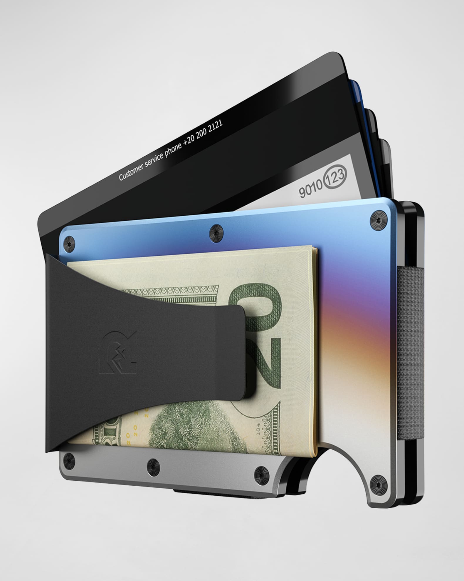 The Ridge Men's RFID Money Clip Metal Wallet, Brown | Neiman Marcus