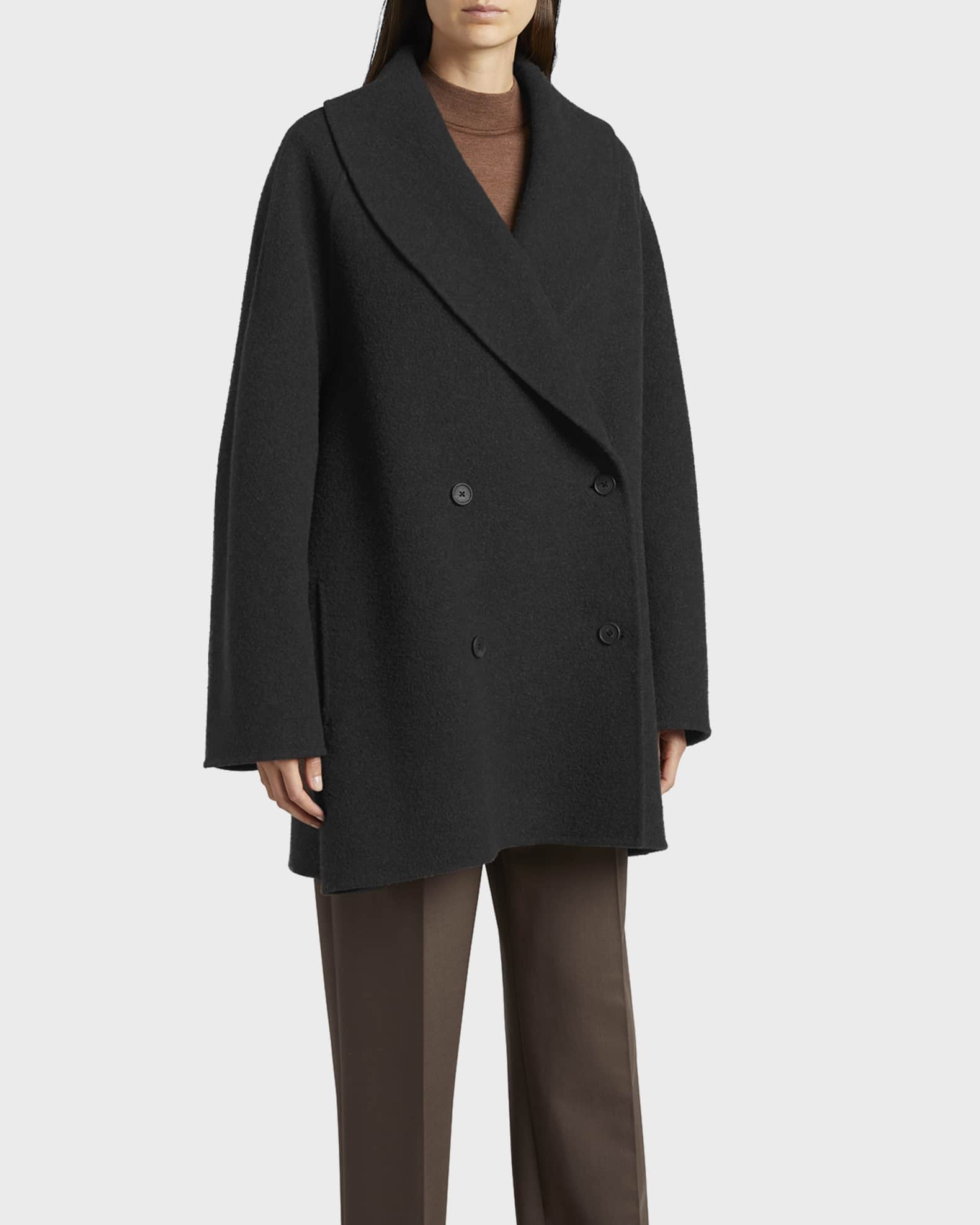 THE ROW Polli Wool-Cashmere Jacket | Neiman Marcus