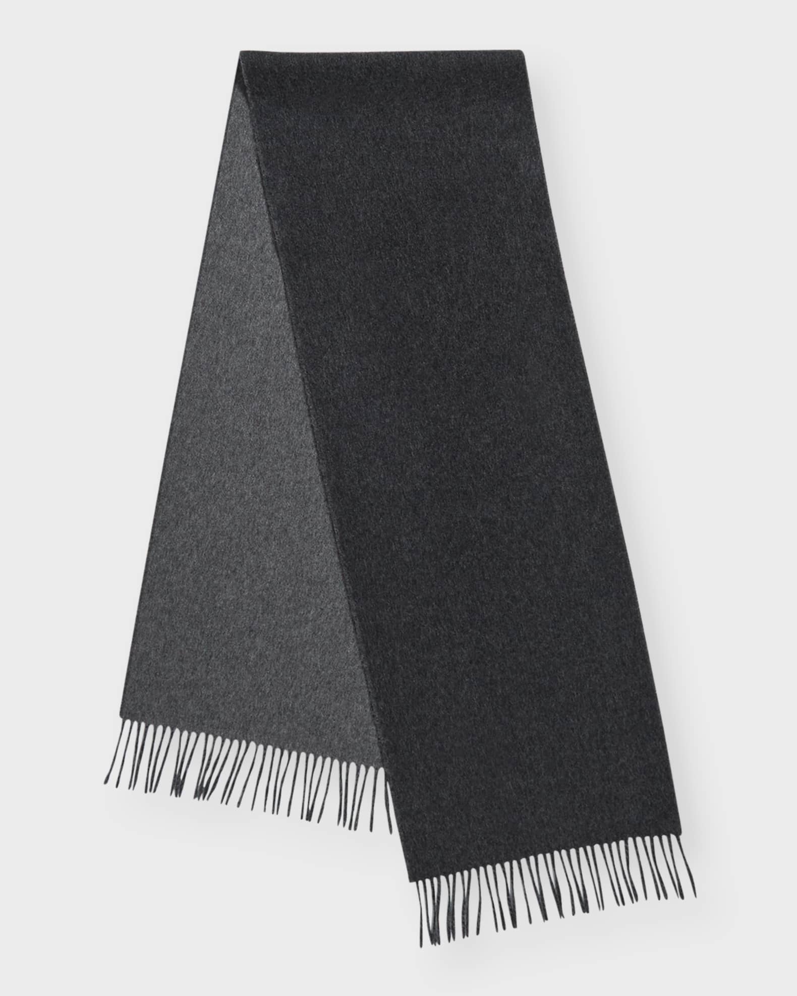 Neiman Marcus Men's Double-Face Cashmere Scarf | Neiman Marcus