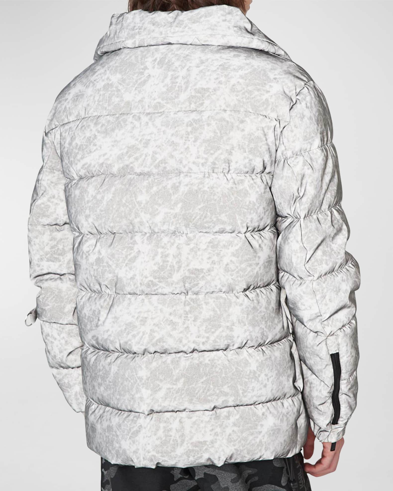 Karl Lagerfeld Paris Men's Reflective Puffer Jacket | Neiman Marcus