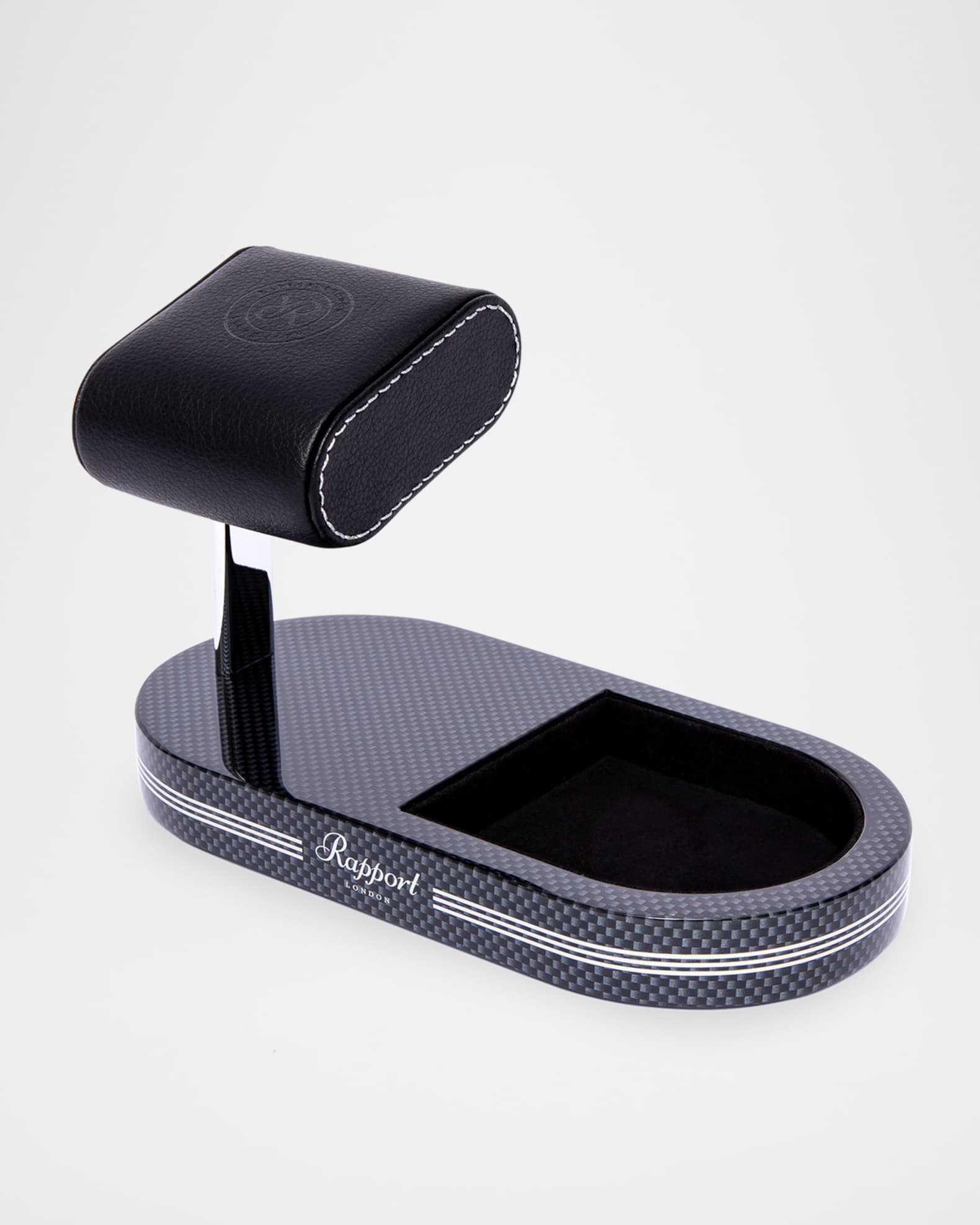 Rapport Leather Watch Stand With Tray | Neiman Marcus