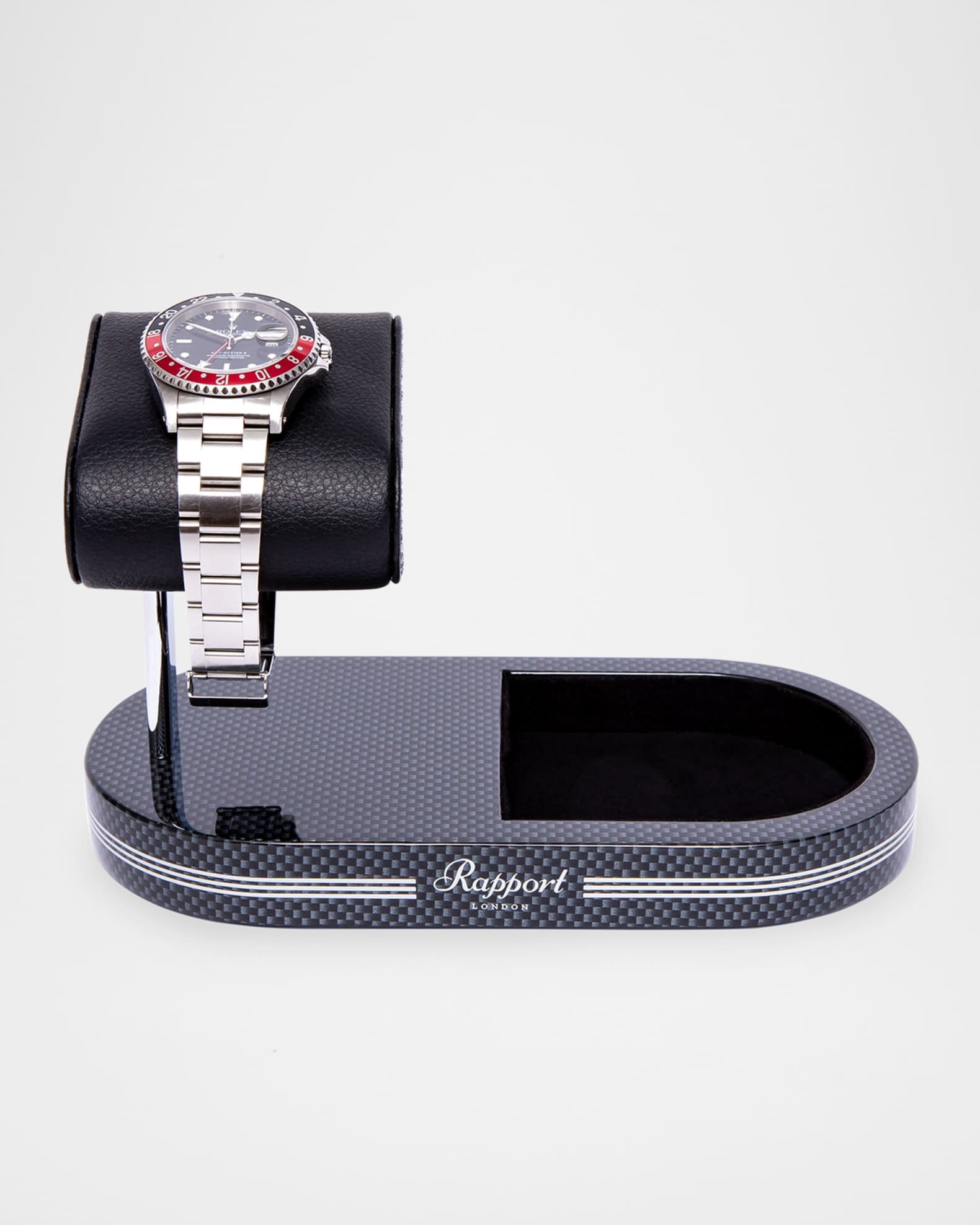 Rapport Leather Watch Stand With Tray | Neiman Marcus