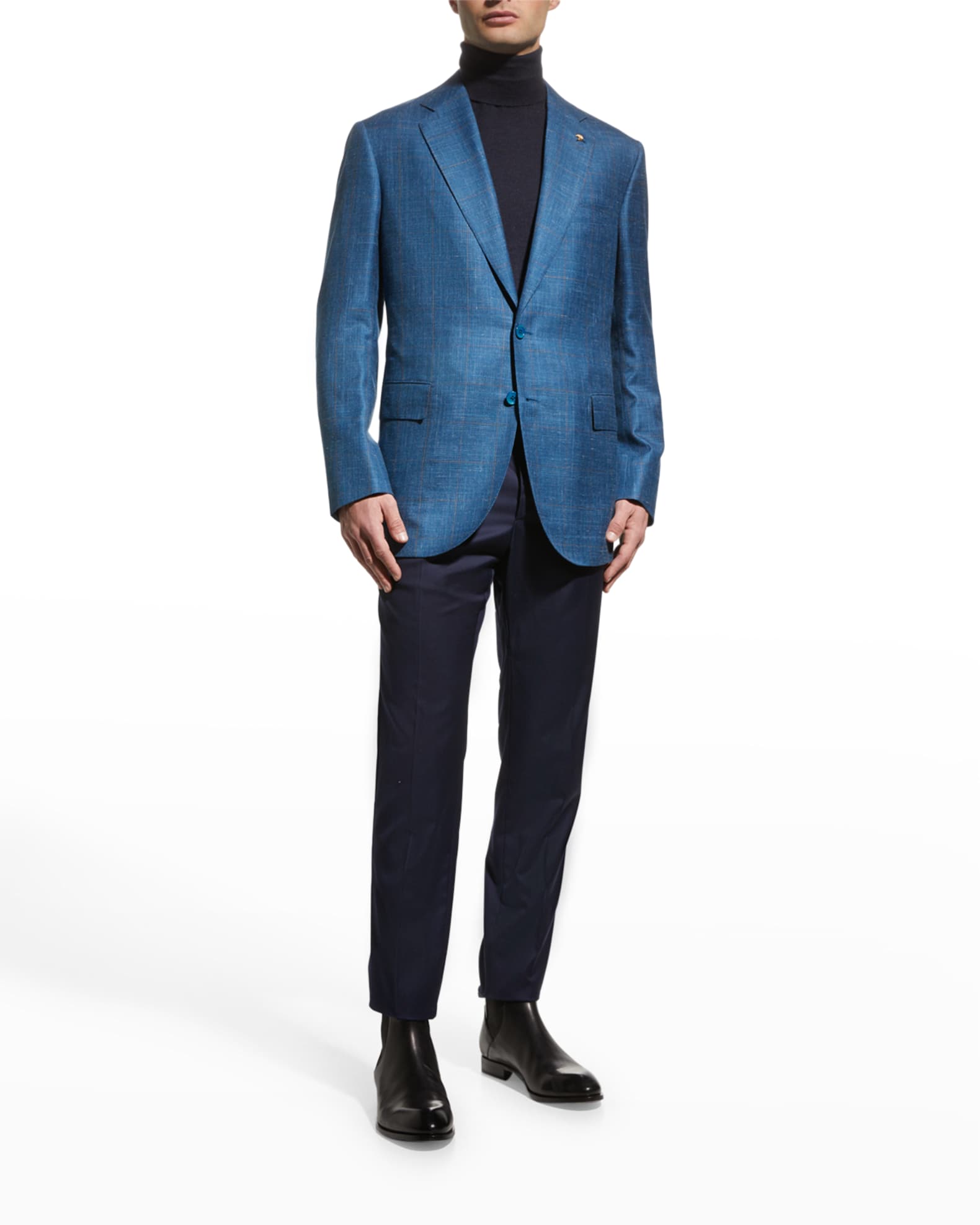 Stefano Ricci Men's Iconic SR Sartorial Check Jacket | Neiman Marcus