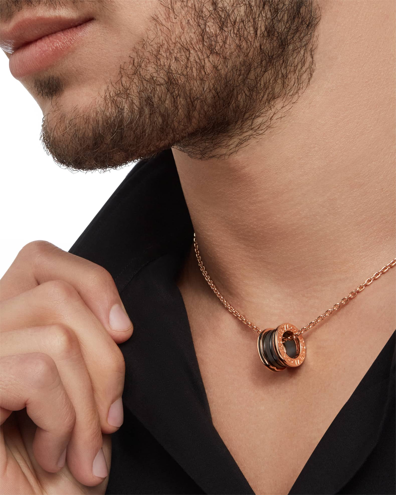Bvlgari necklace black store