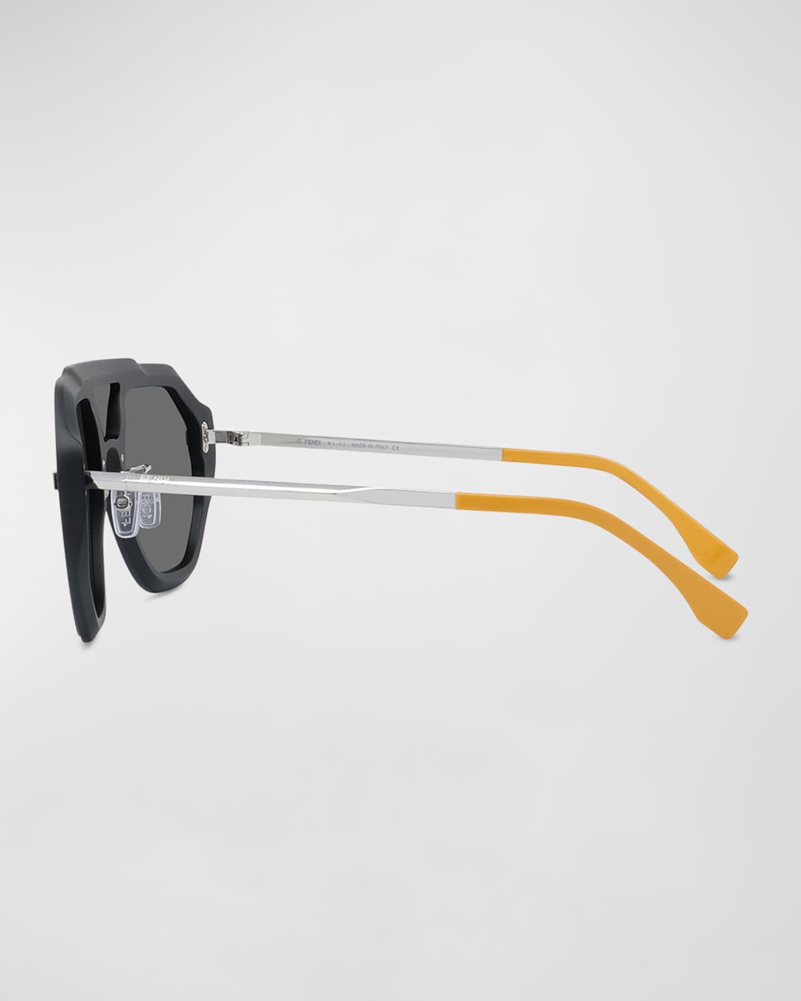 Fendi FF Logo Injection Plastic Shield Sunglasses | Neiman Marcus