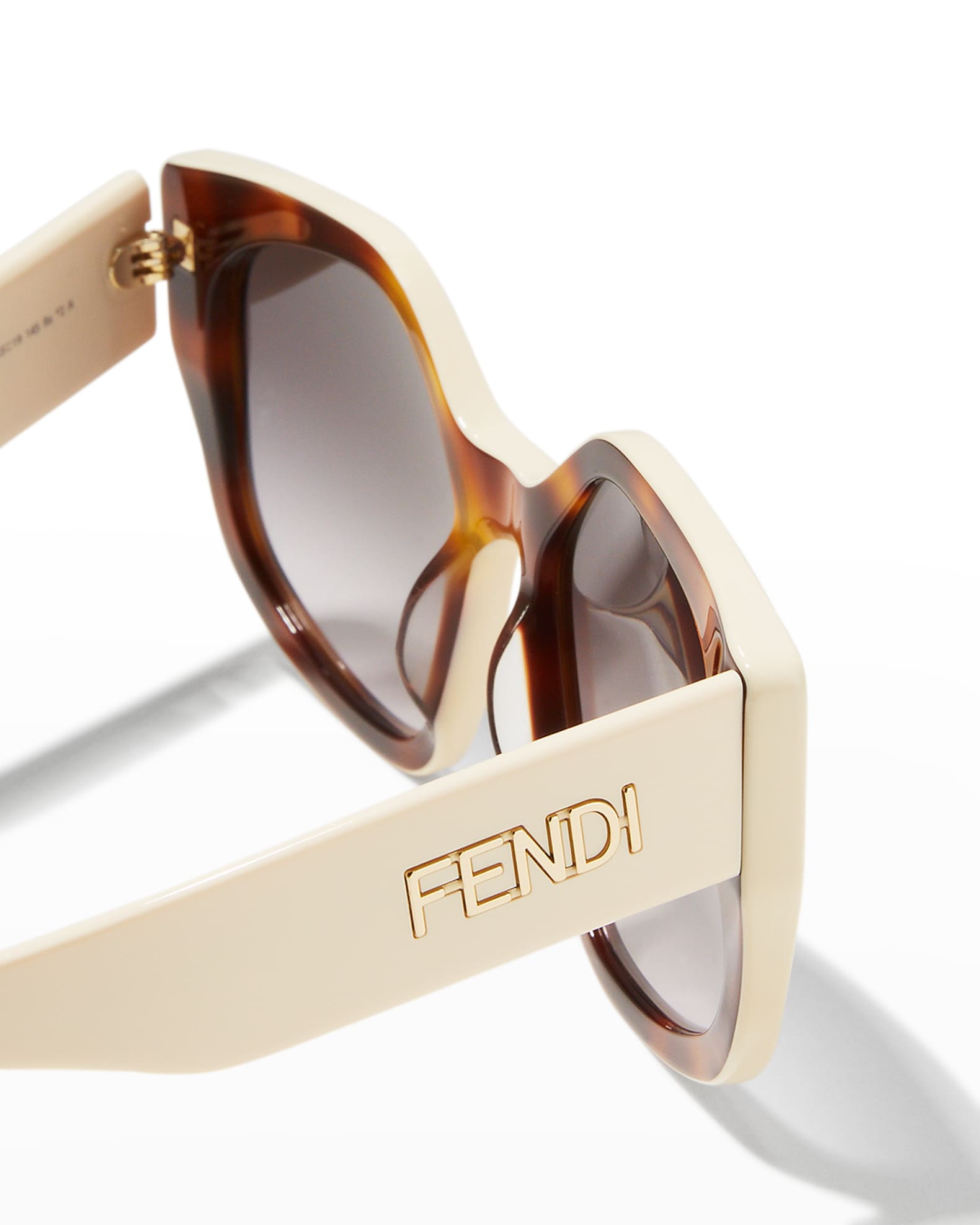 Fendi Geometric Square Acetate Sunglasses | Neiman Marcus