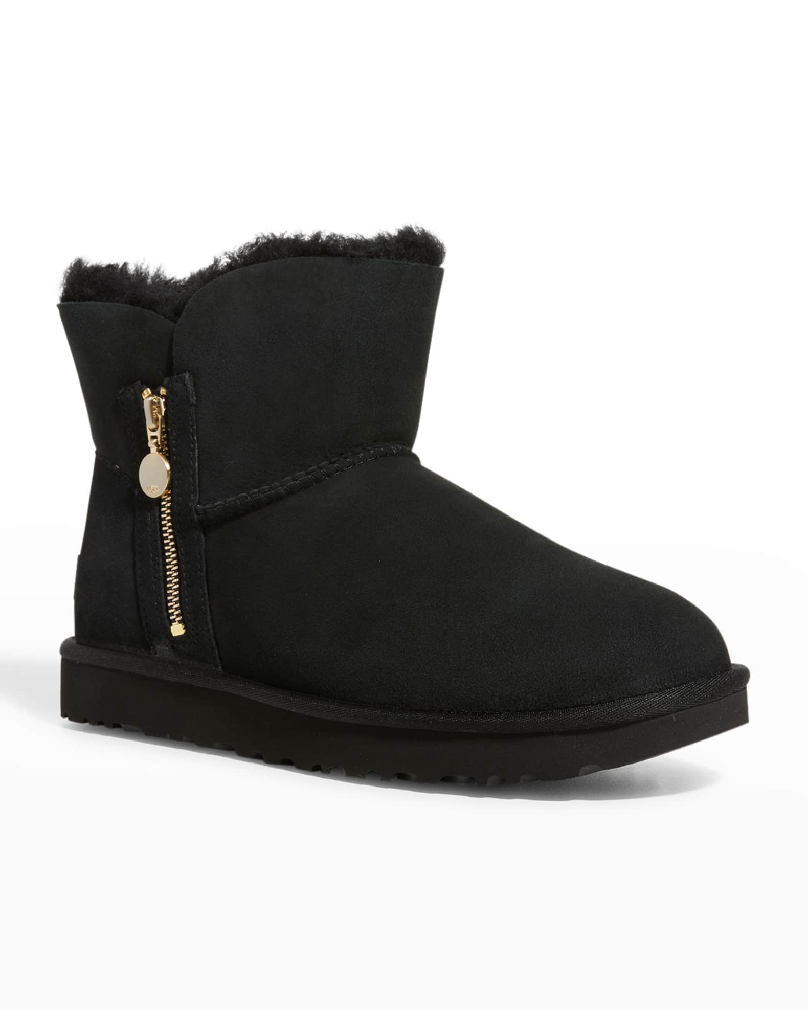 UGG Bailey Mini Zip Booties | Neiman Marcus