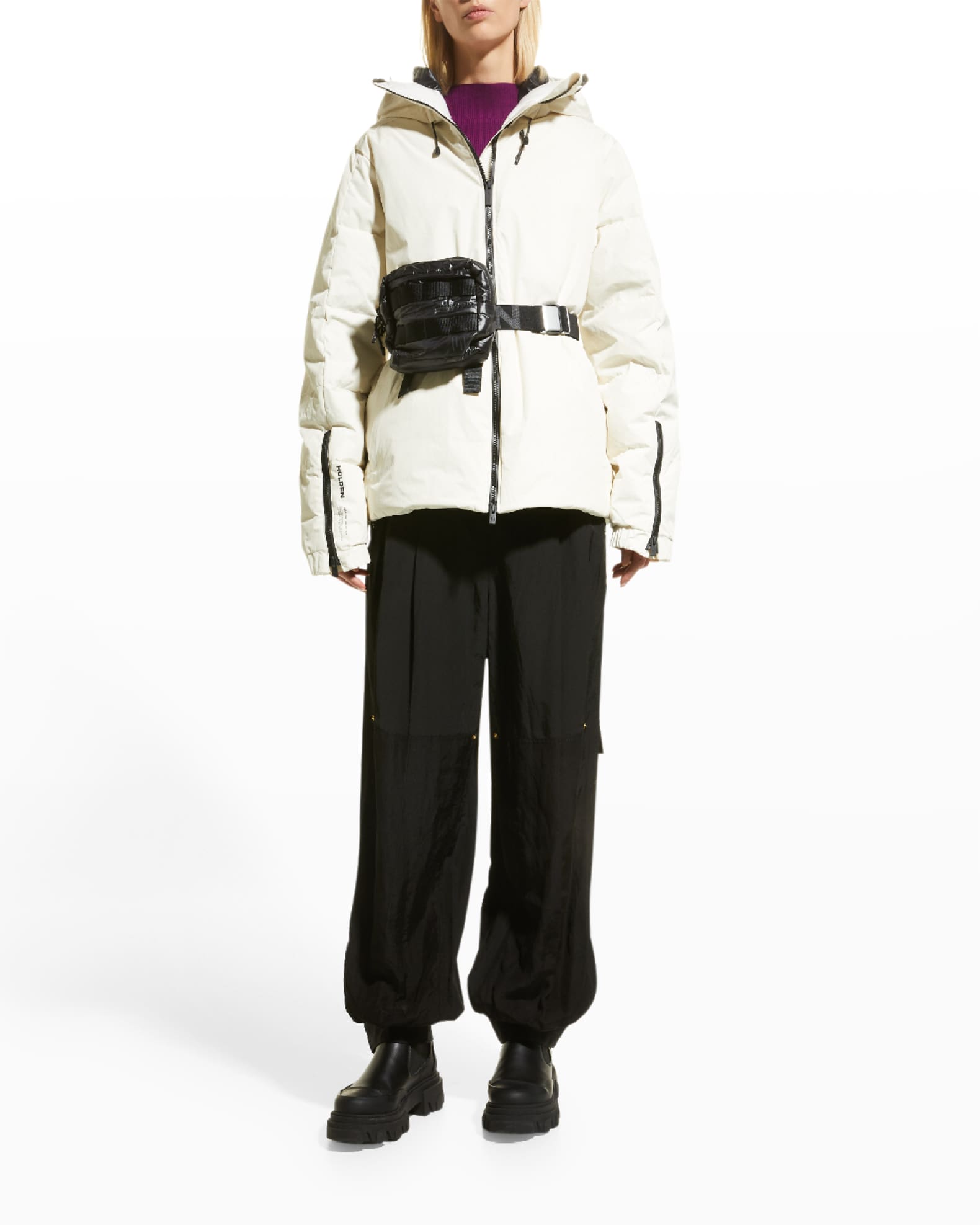HOLDEN Belted Down Jacket | Neiman Marcus