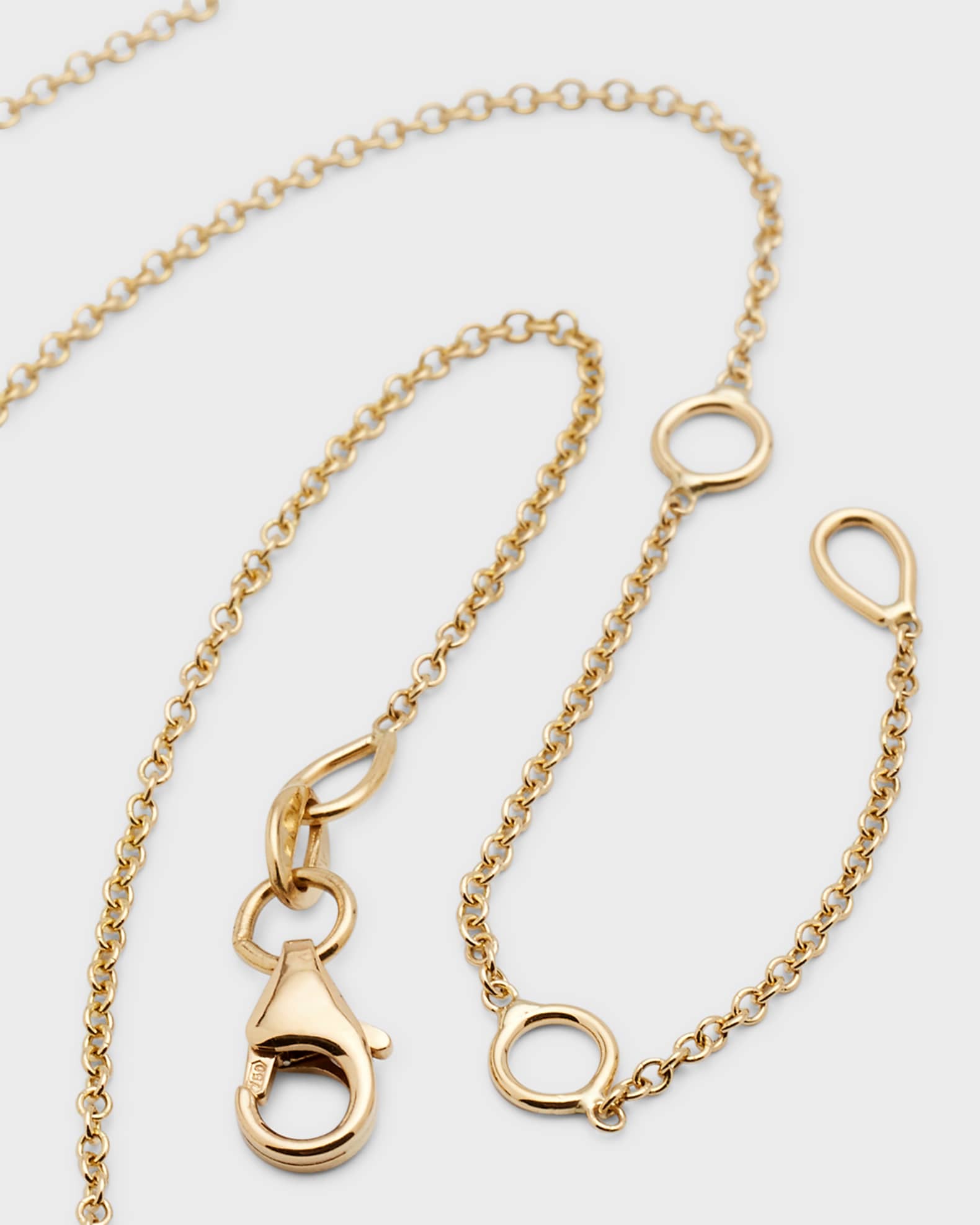 Neiman Marcus Diamonds 18k Yellow Gold Round Diamond Smiley Bar ...