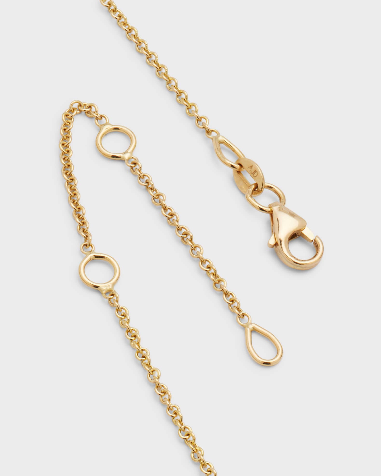 Neiman Marcus Diamonds 18k Yellow Gold Round Diamond Smiley Bar ...