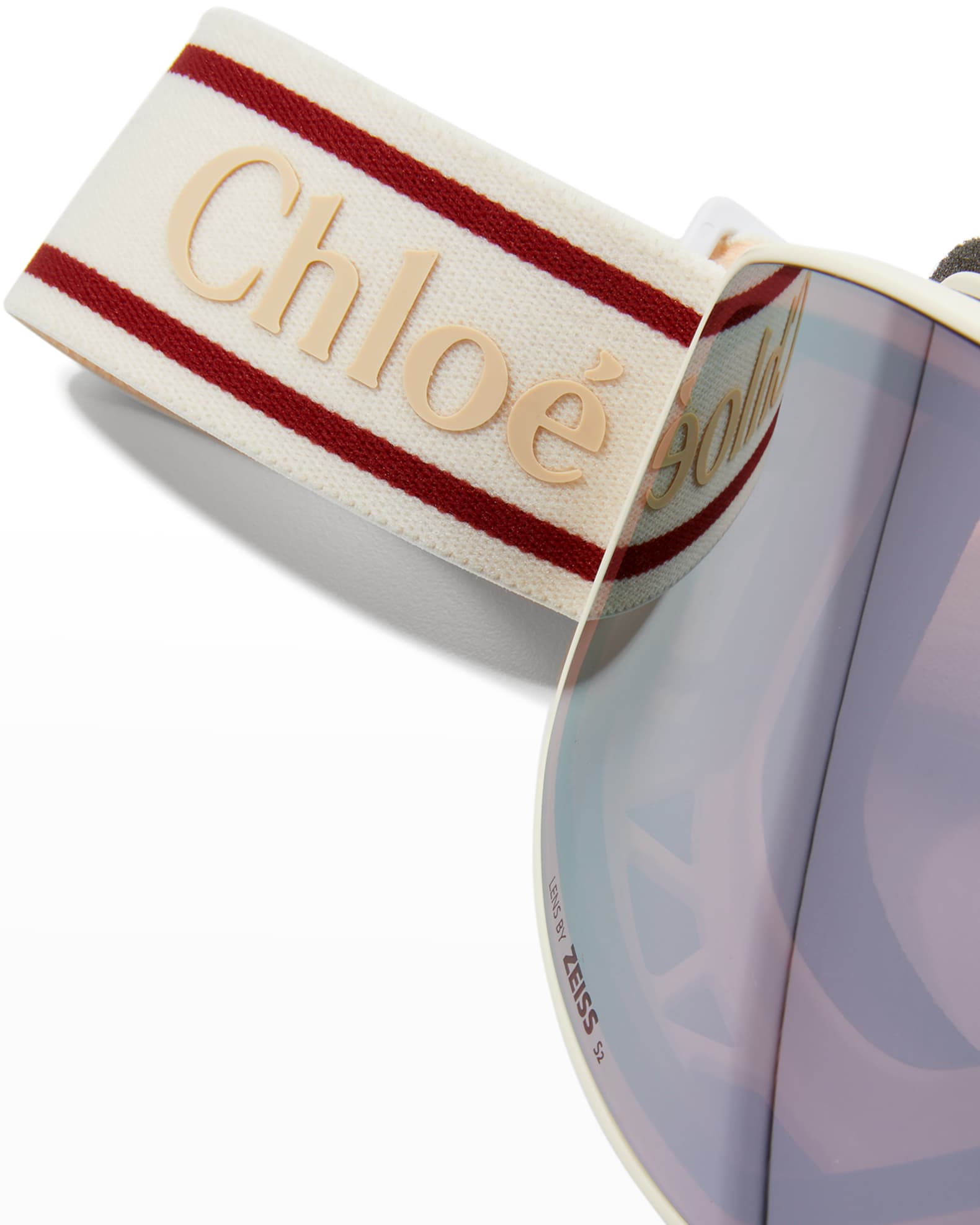 Chloe Logo Injection Plastic Ski Goggles | Neiman Marcus