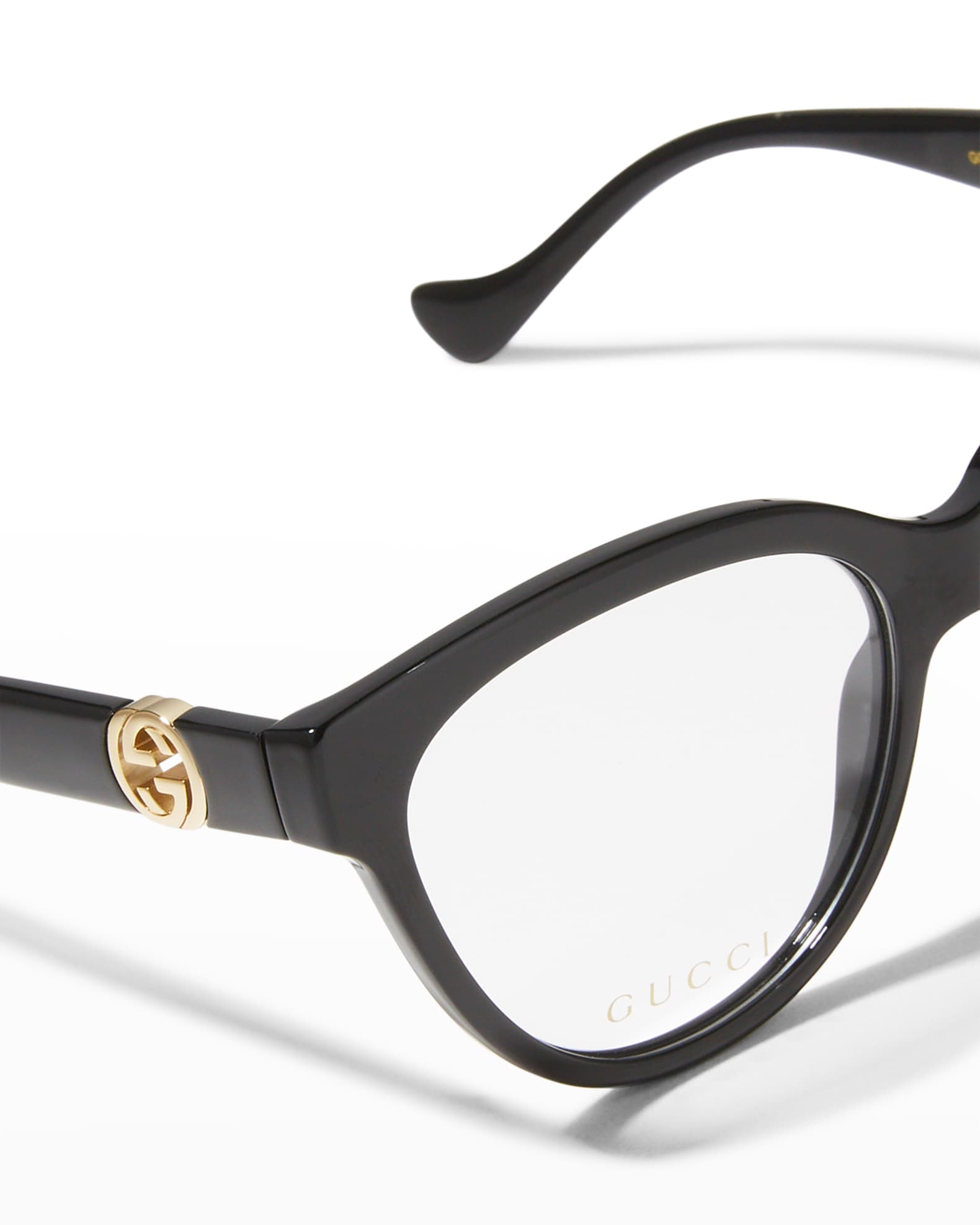 Gucci Interlocking G Rectangle Optical Glasses | Neiman Marcus