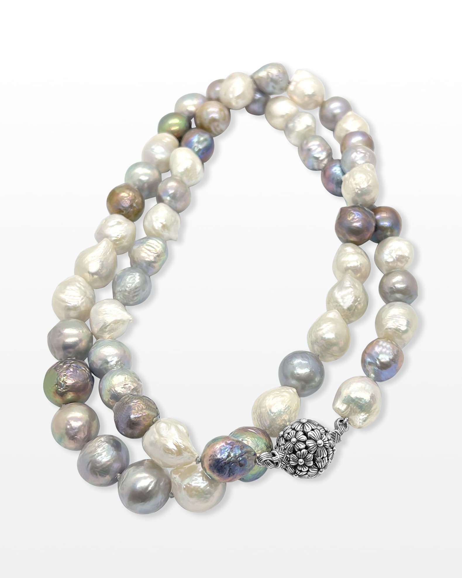 Stephen Dweck Multicolor Baroque Pearl Necklace Neiman Marcus