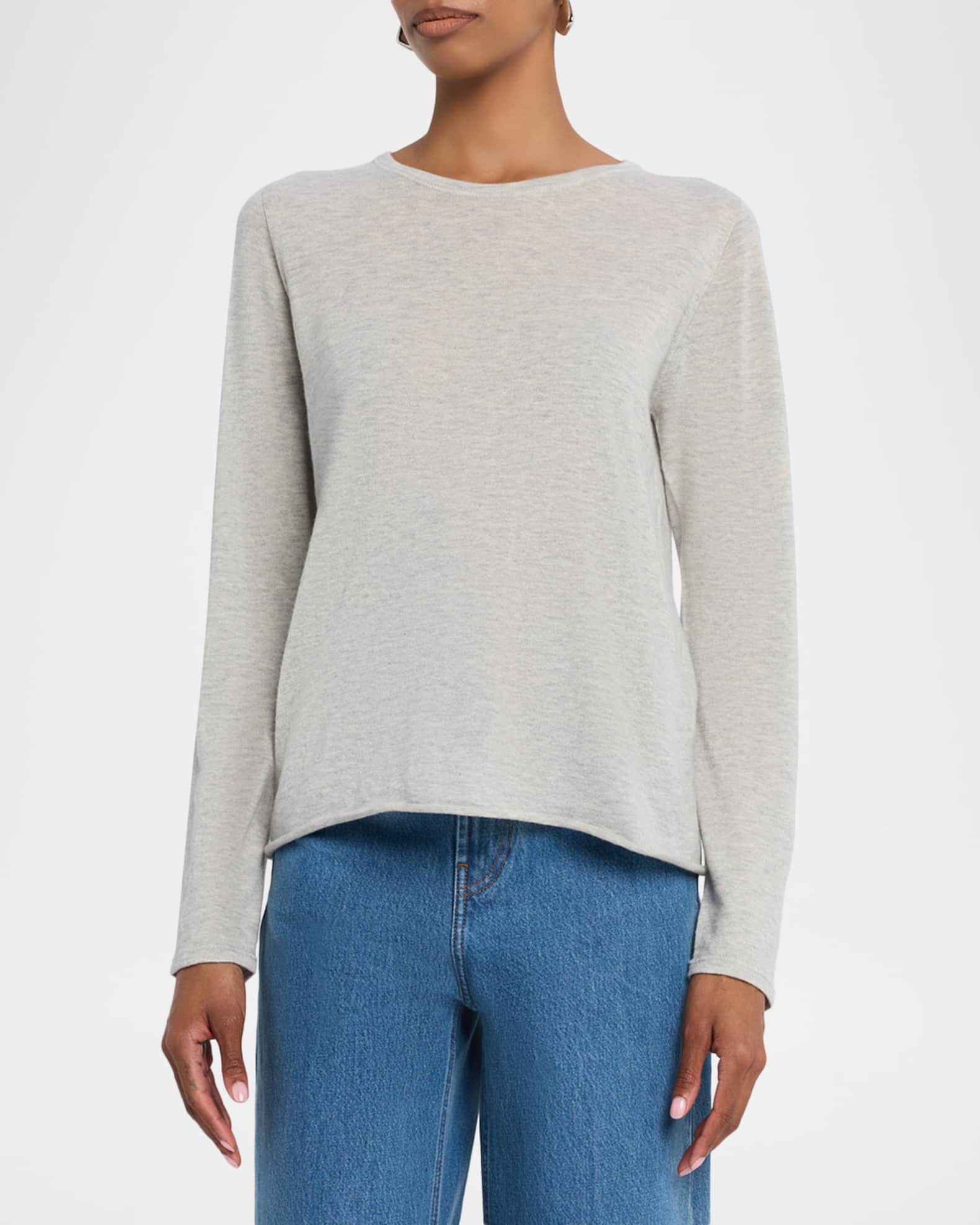 Majestic Filatures Machine Washable Cashmere Crewneck Pullover | Neiman ...