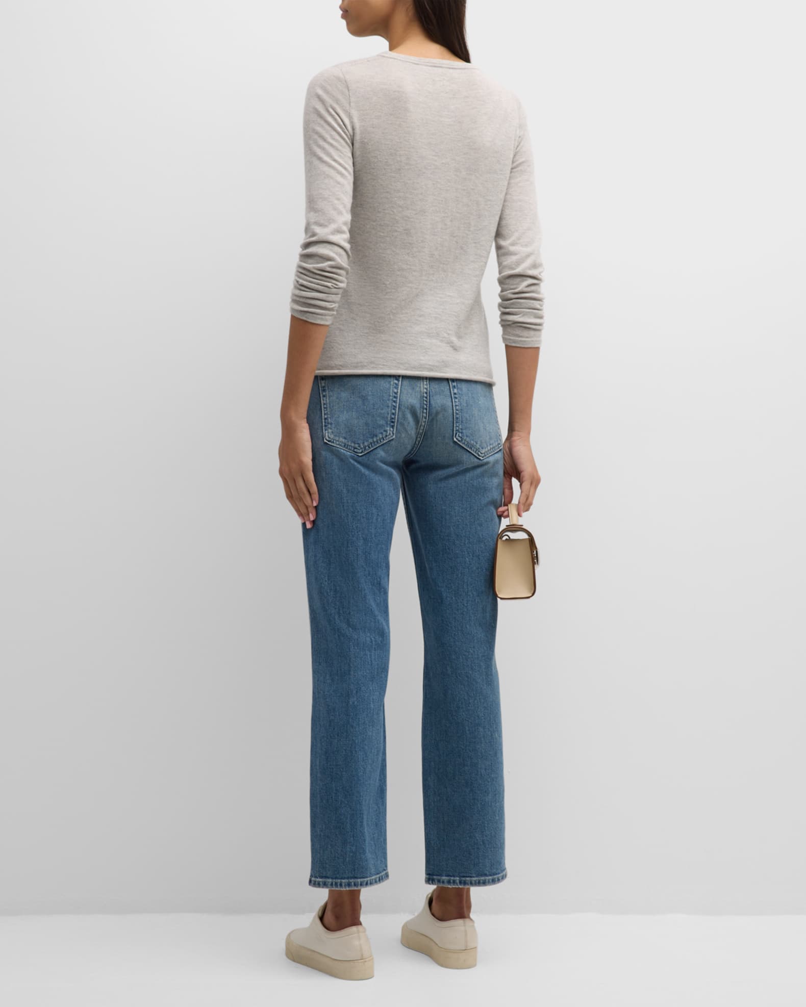 Majestic Filatures Machine Washable Cashmere Crewneck Pullover | Neiman ...