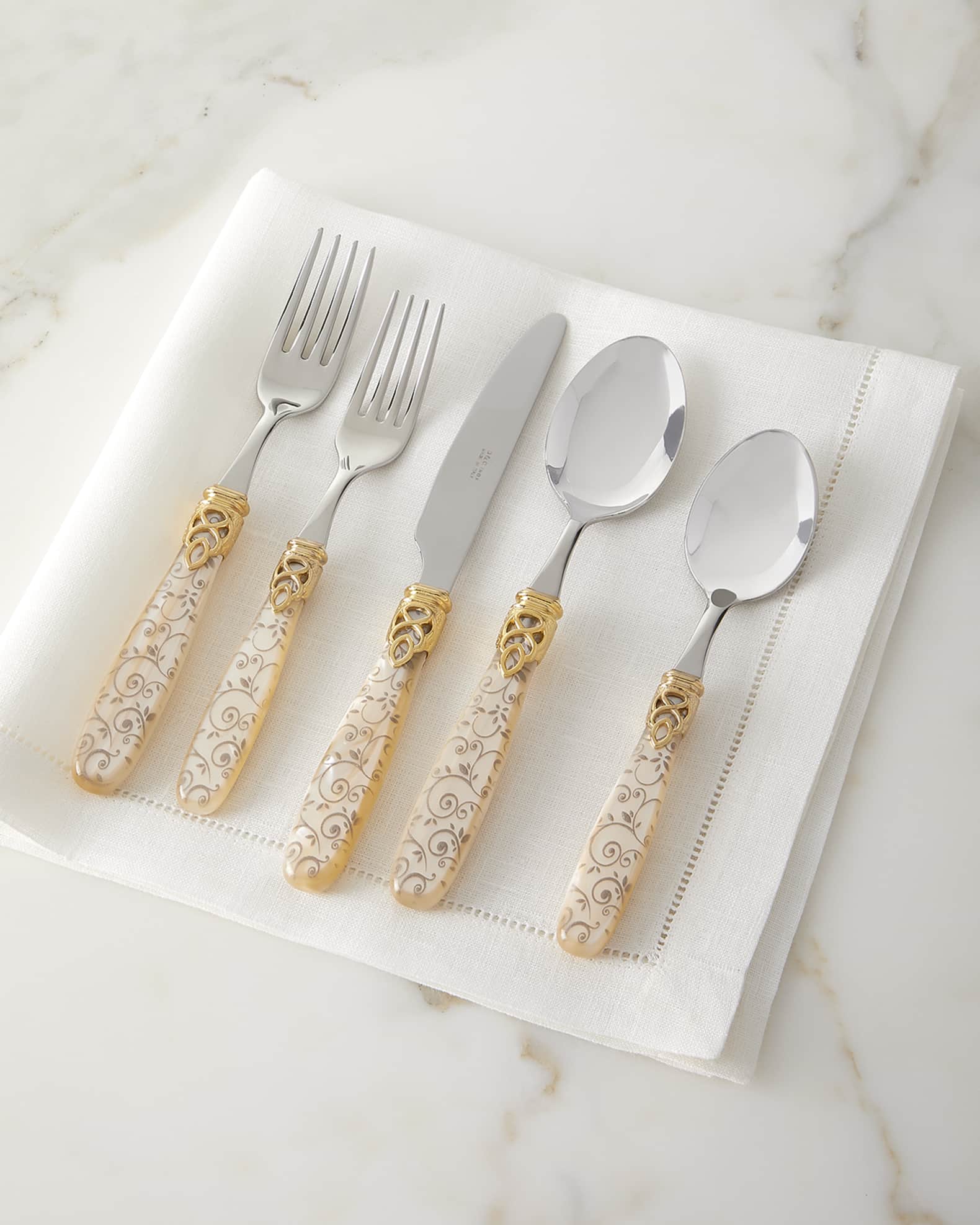 Neiman Marcus Ricamo Gioiello 20-Piece Flatware Set | Neiman Marcus