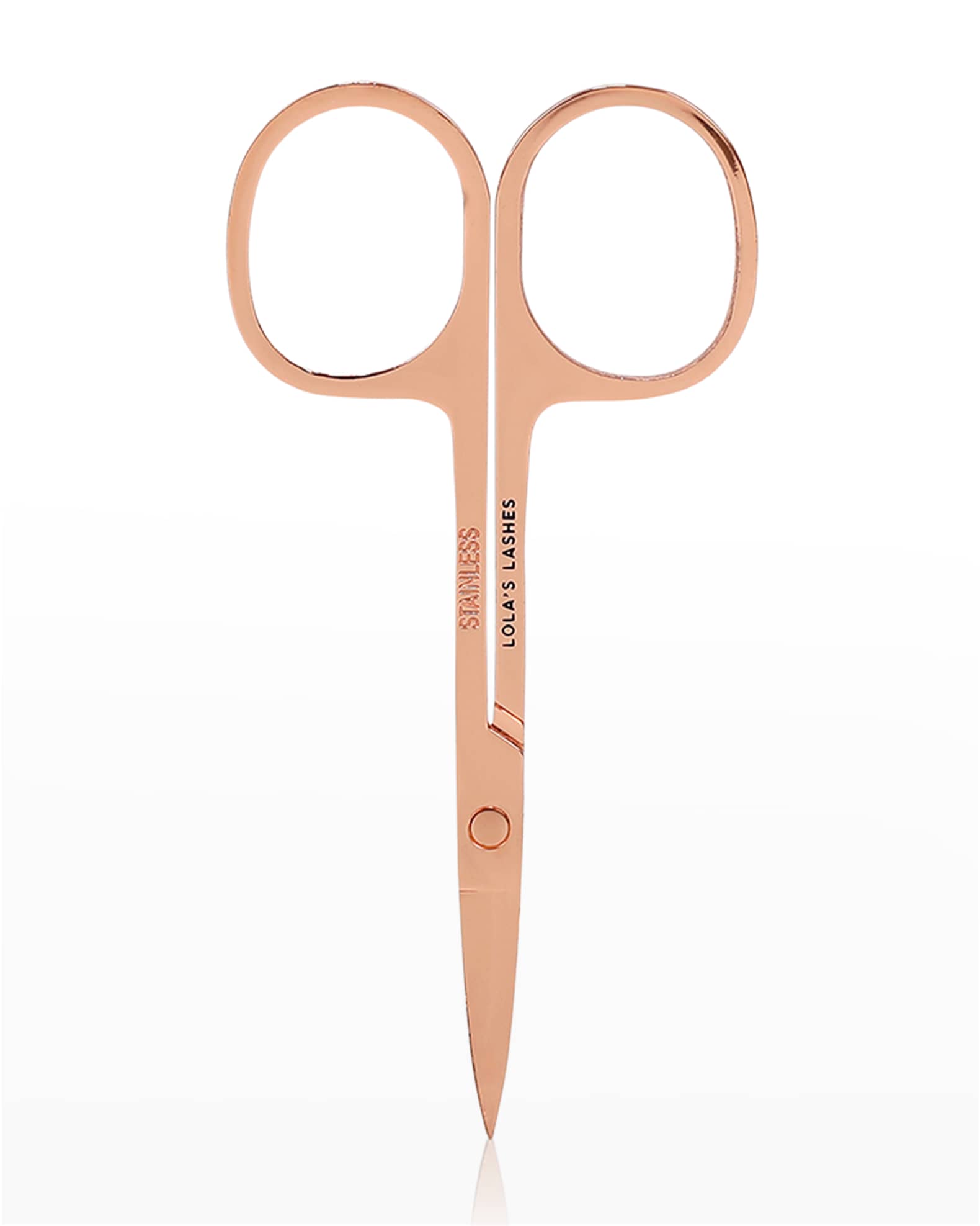 Lola's Lashes Rose Gold Eyebrow and Lash Scissors | Neiman Marcus