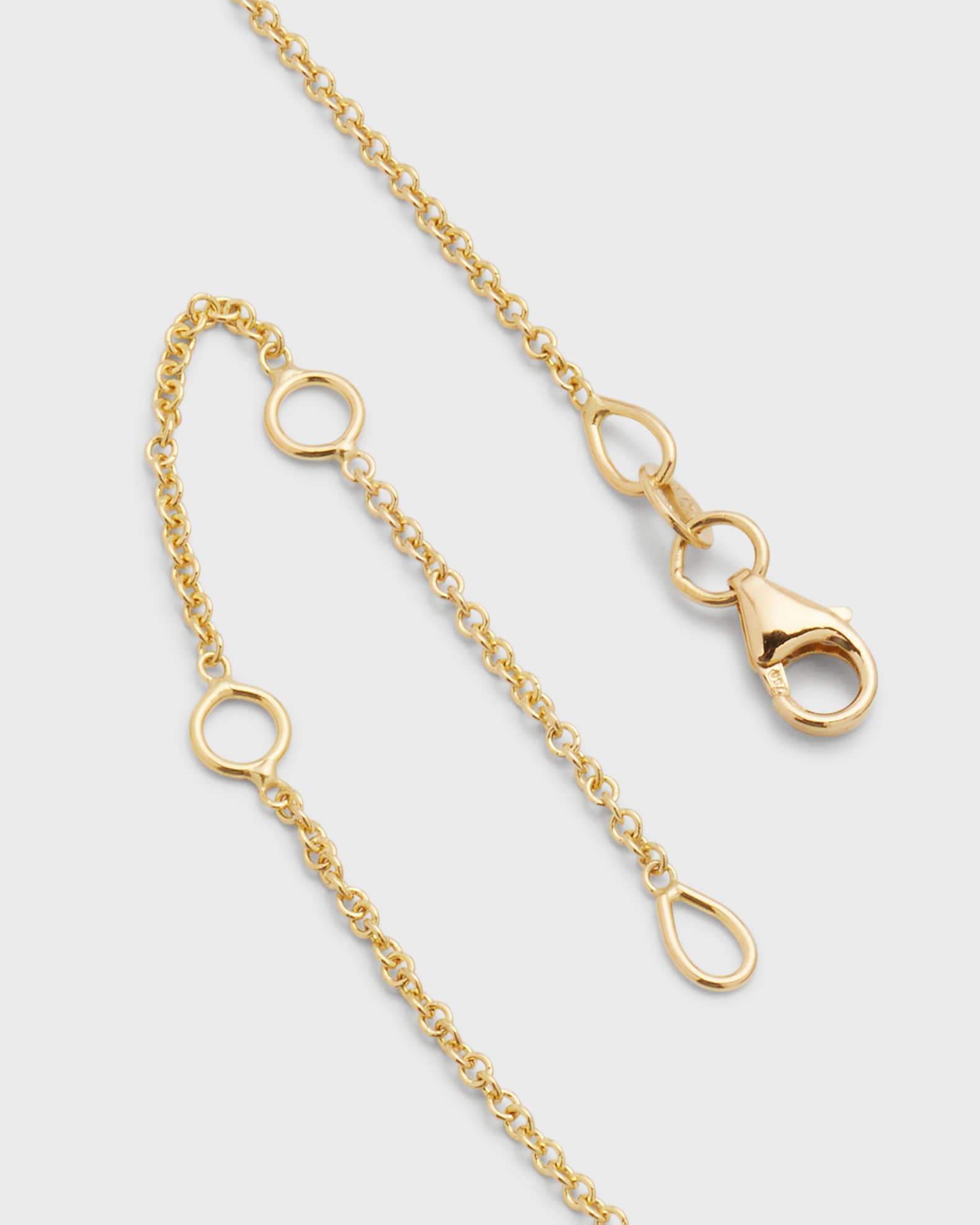 Neiman Marcus Diamonds 18k Yellow Gold 17 Round Diamond Smiley Necklace ...