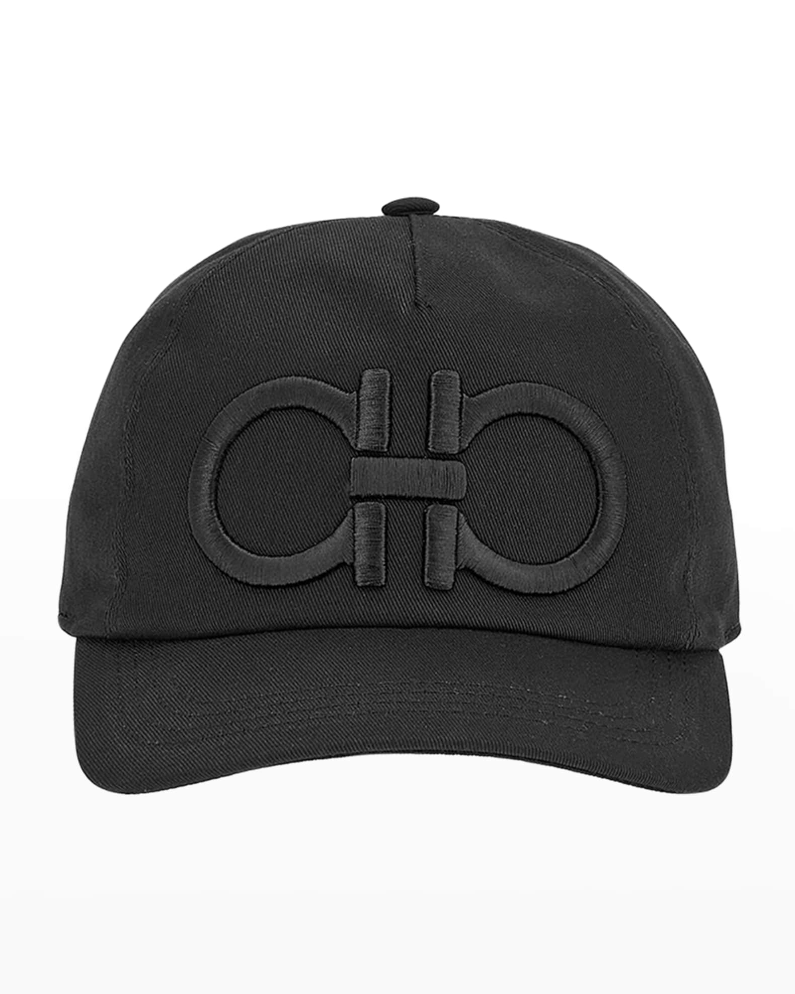Salvatore Ferragamo Gancini Embroidered Baseball Cap | Neiman Marcus