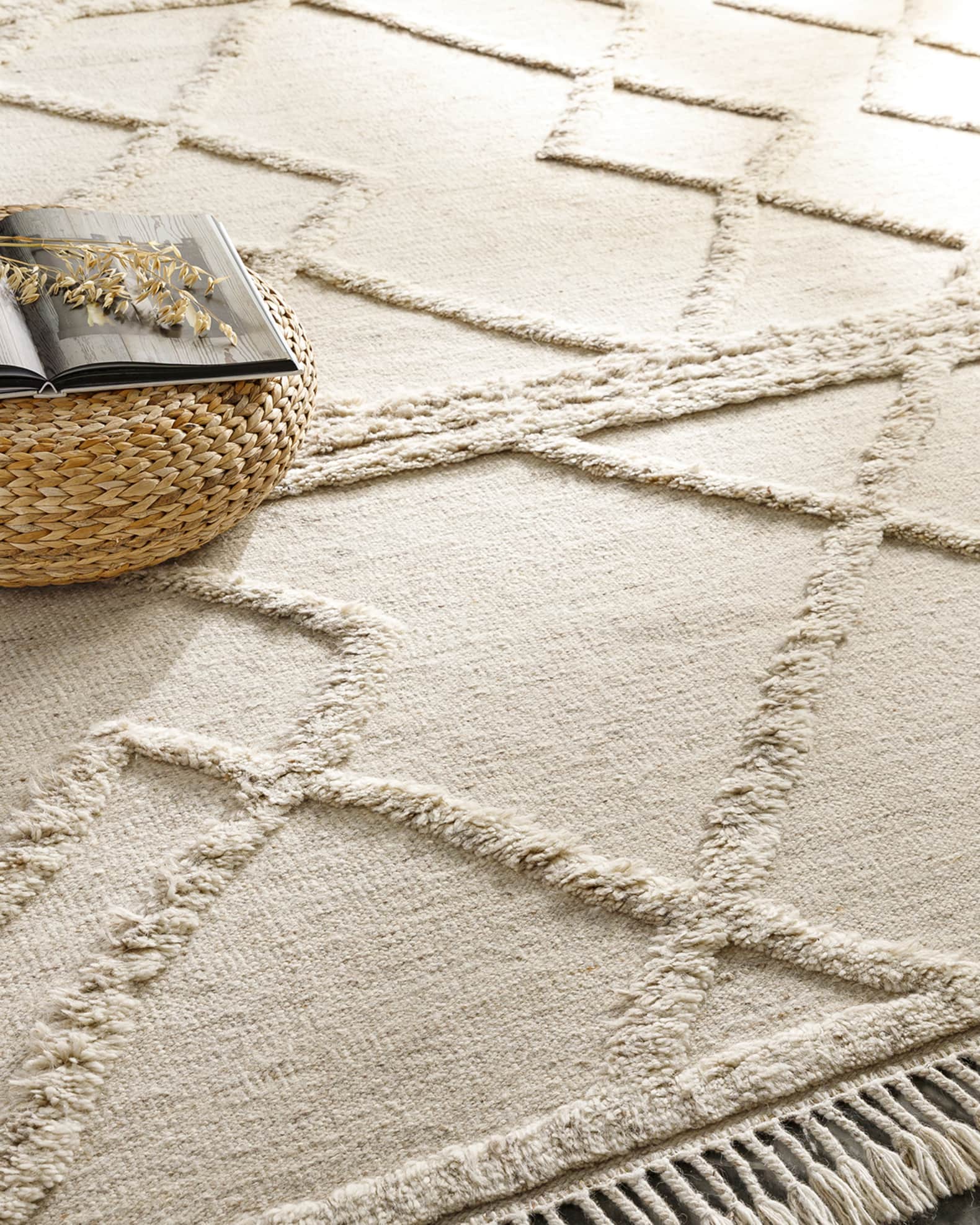 Alissa Hand-Knotted Wool Rug | Neiman Marcus