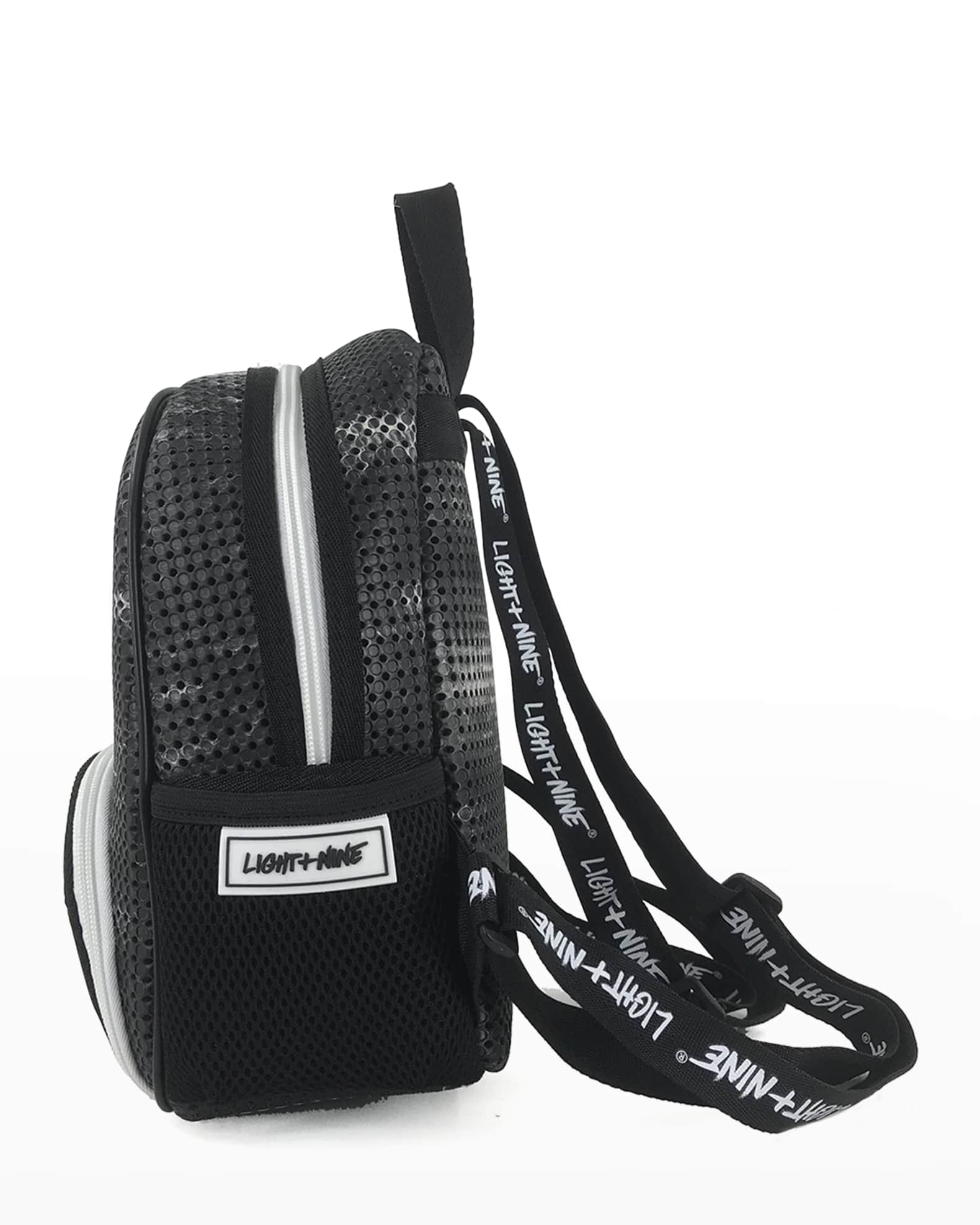 Light+Nine Kid's Little Miss Perforated Backpack | Neiman Marcus